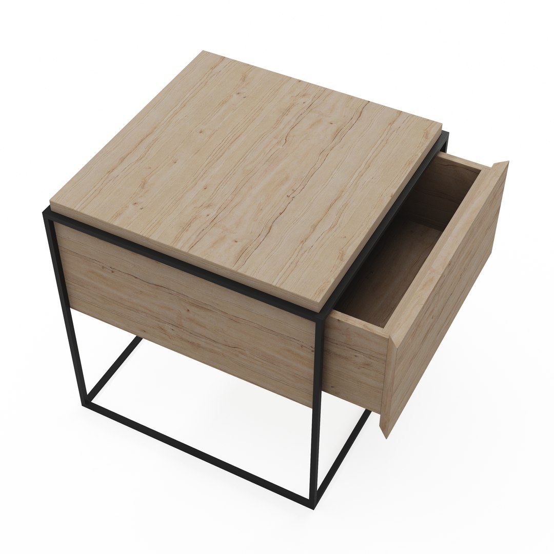 Monolit Bedside Table Model - TurboSquid 2035714
