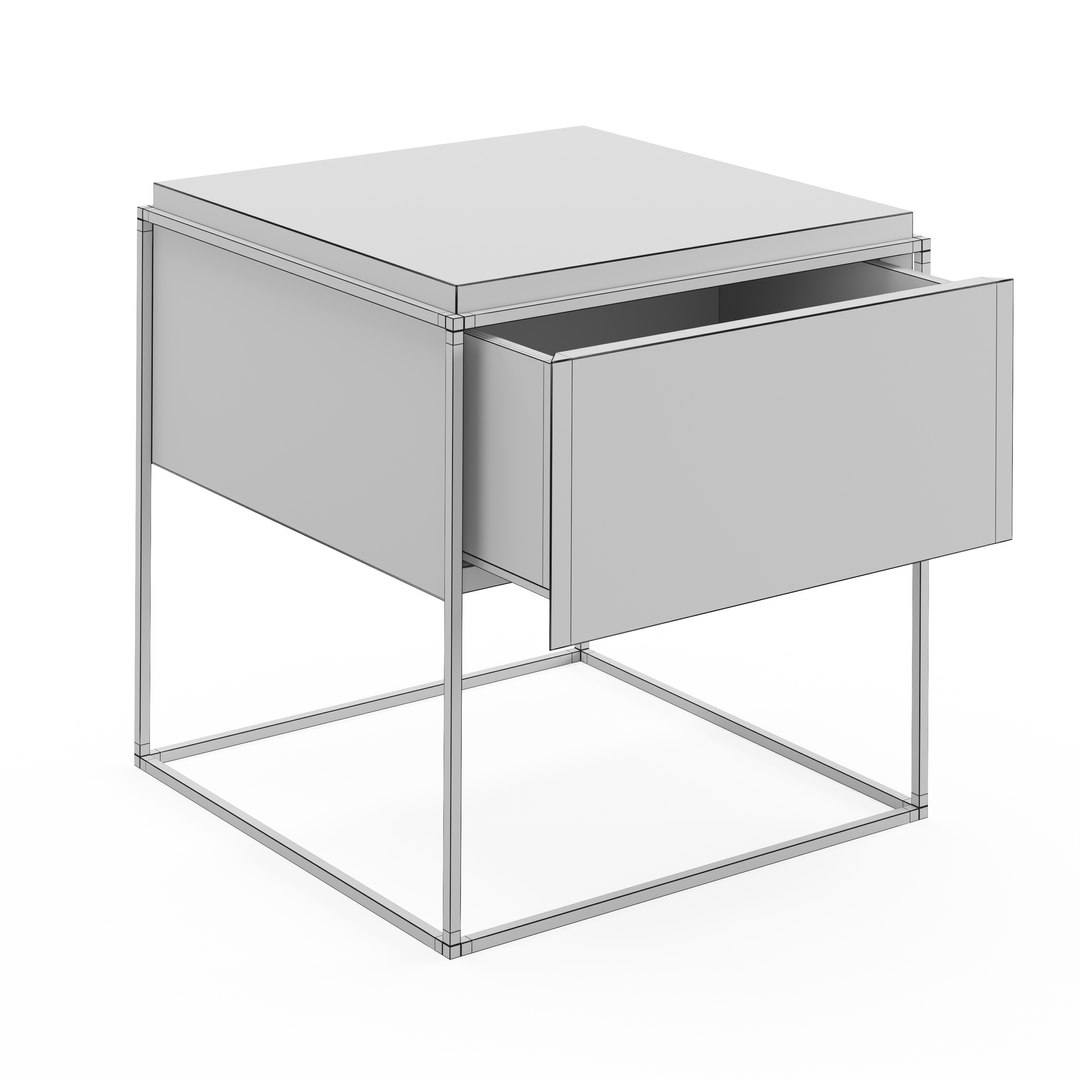Monolit Bedside Table Model - TurboSquid 2035714