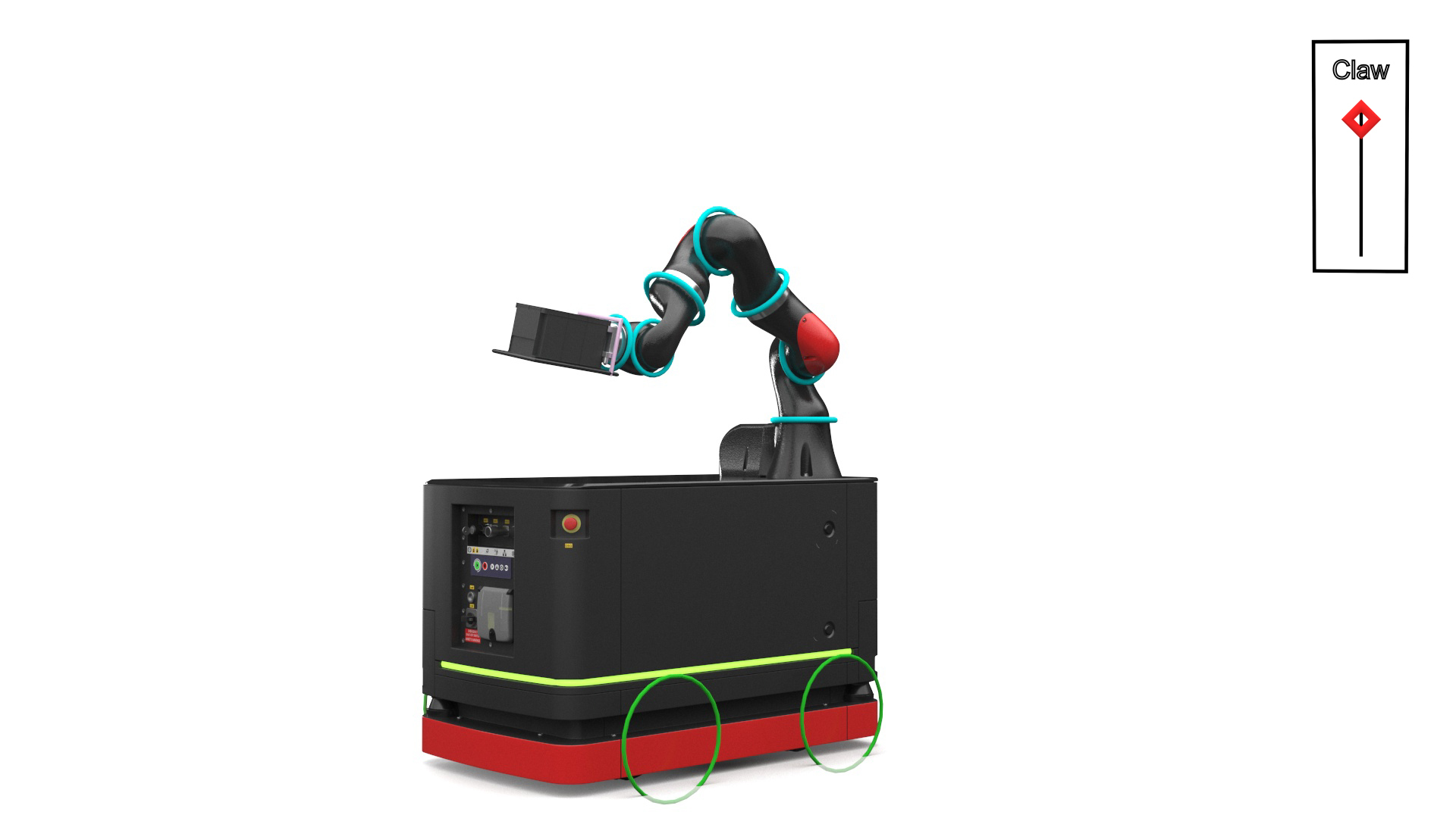 Mobile Robot Hand With Special Box Rigged 3D Model - TurboSquid 2288099