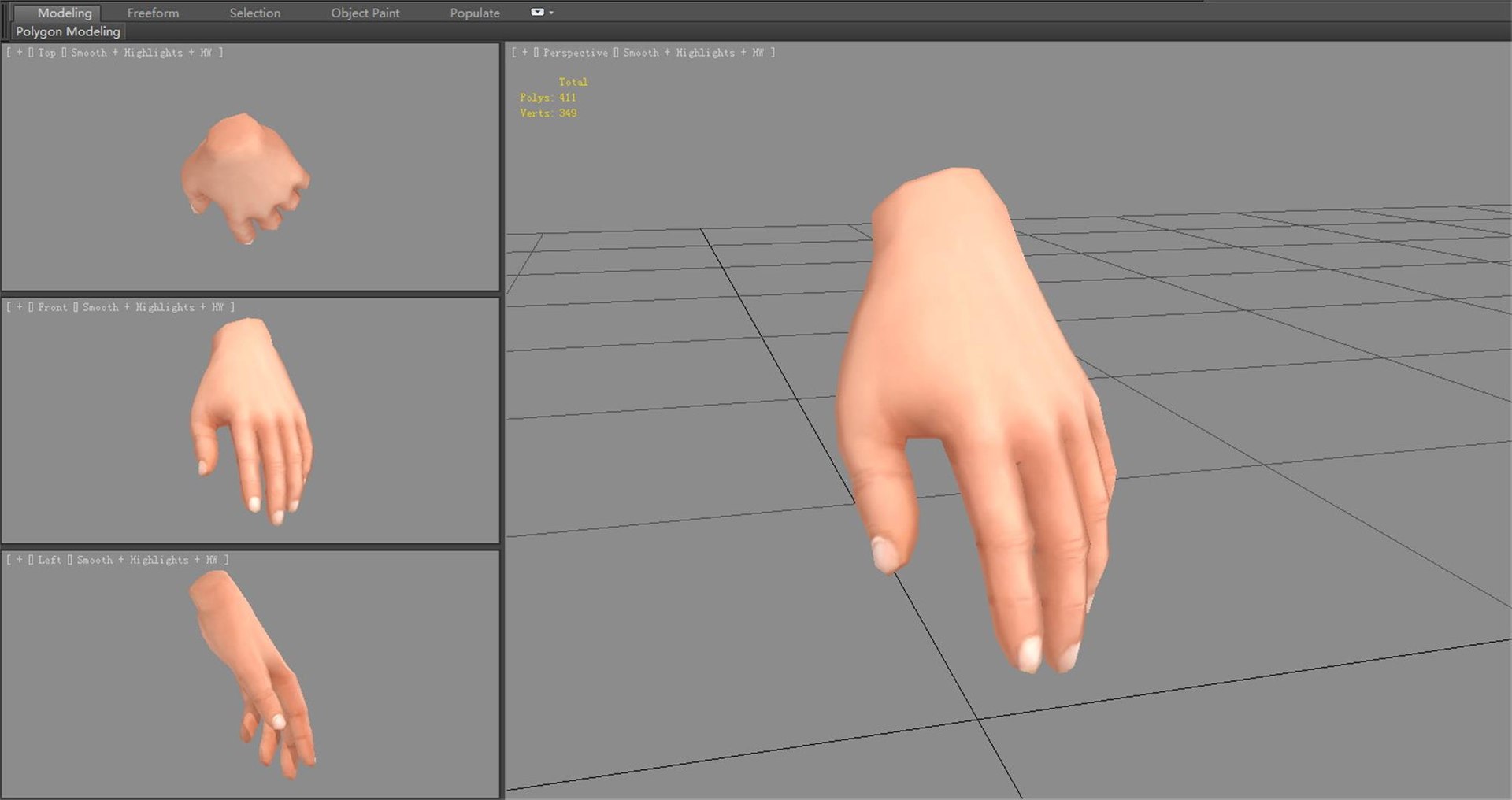 3D The Left Hand - TurboSquid 2276895
