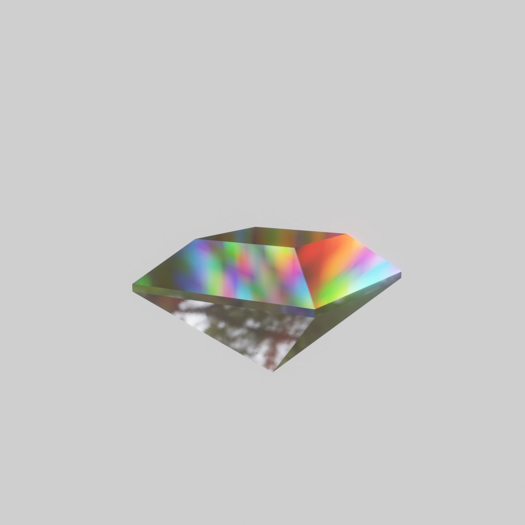 Table Cut Diamond Model - TurboSquid 1918104