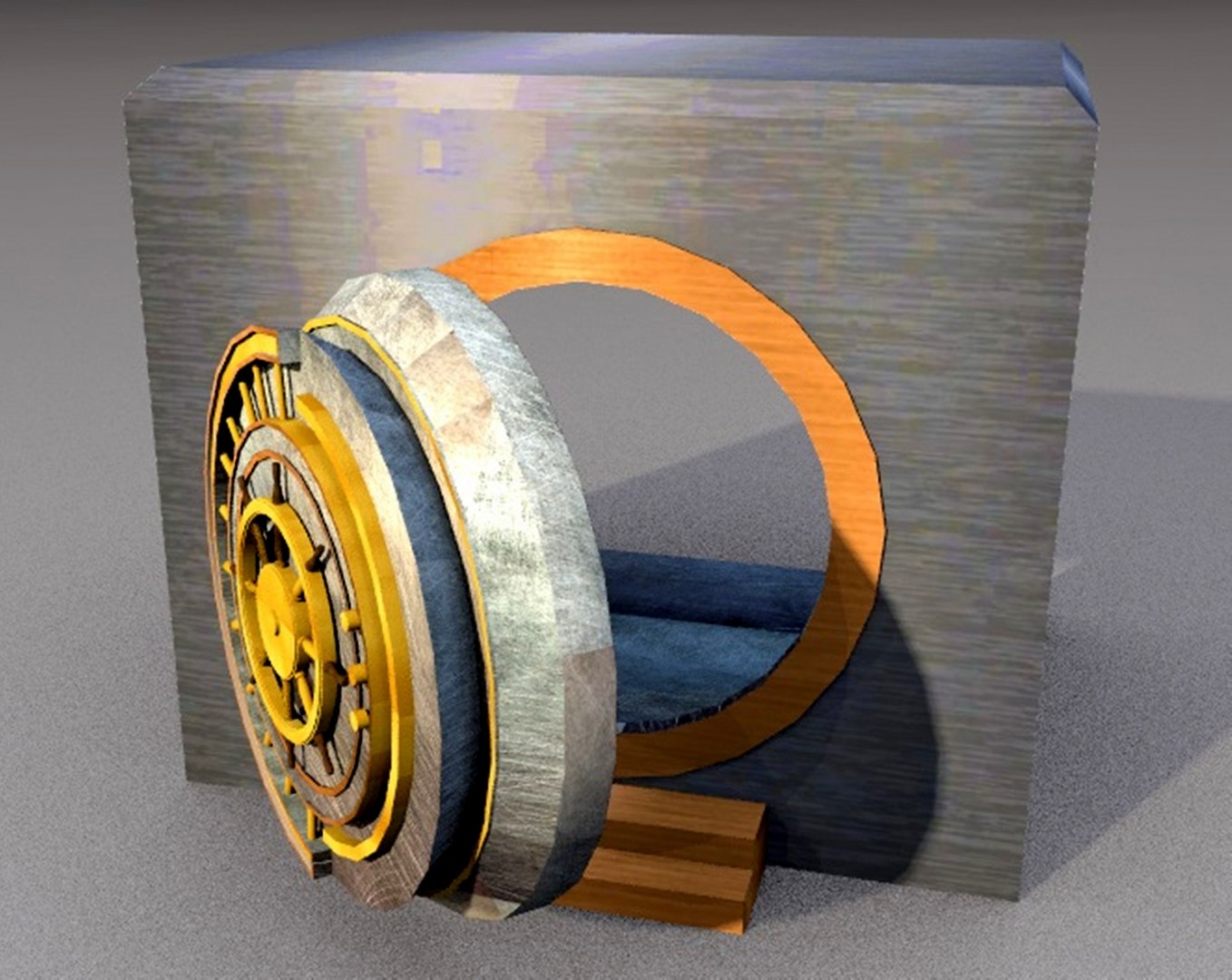 Bank Vault Steel Safe Box Model - TurboSquid 2019012