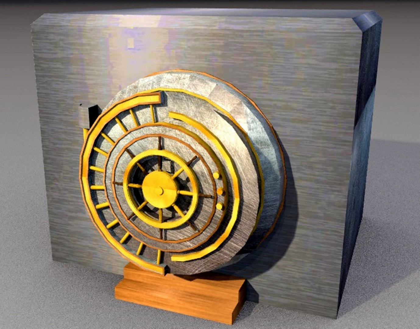 Bank Vault Steel Safe Box Model - TurboSquid 2019012