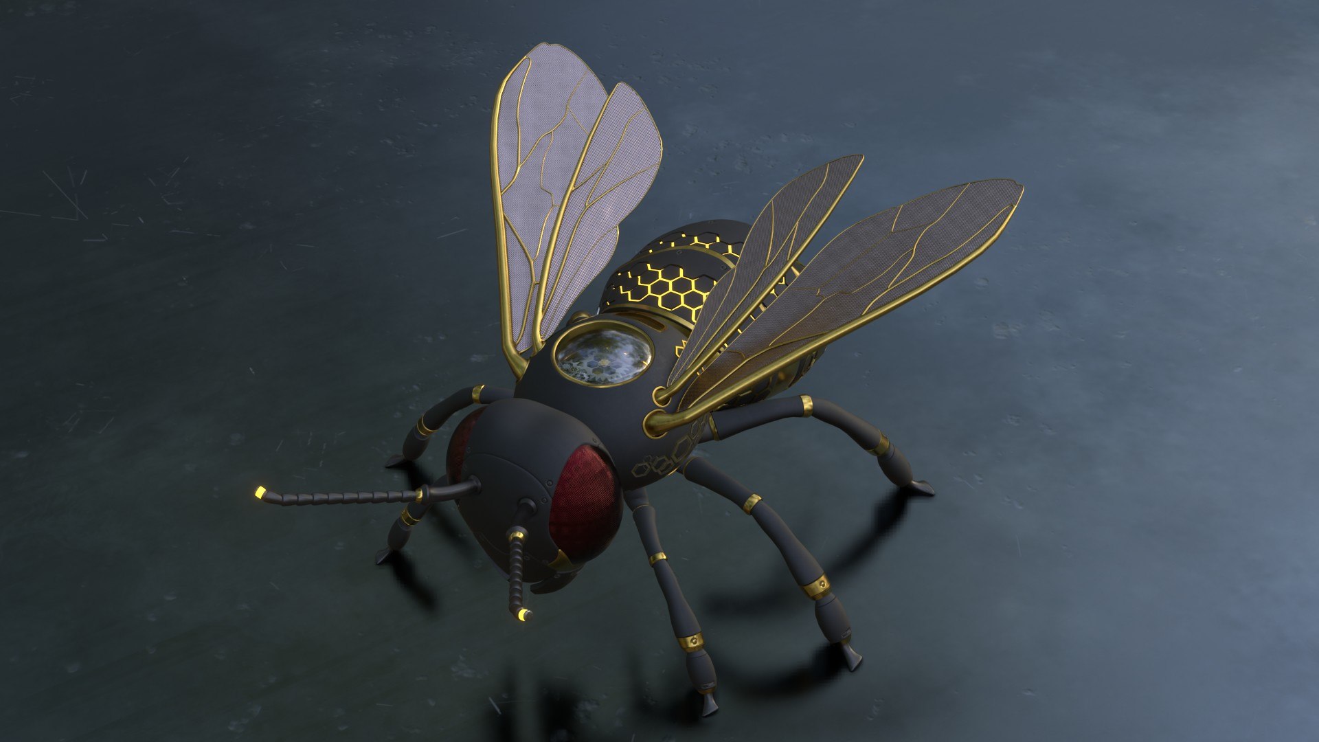 Mecha Honey Bee 3D Model - TurboSquid 2138243
