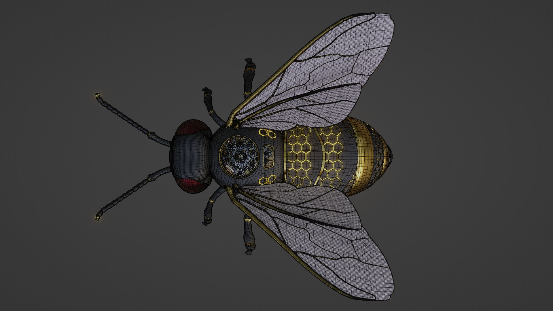 Mecha Honey Bee 3D Model - TurboSquid 2138243