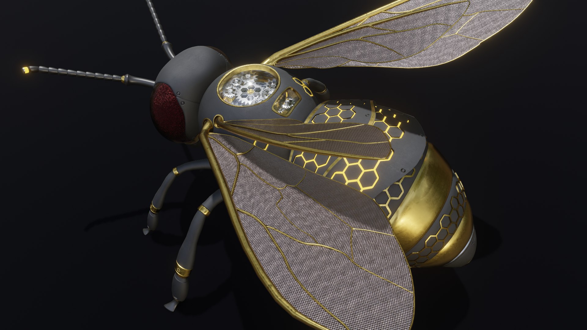 Mecha Honey Bee 3D Model - TurboSquid 2138243