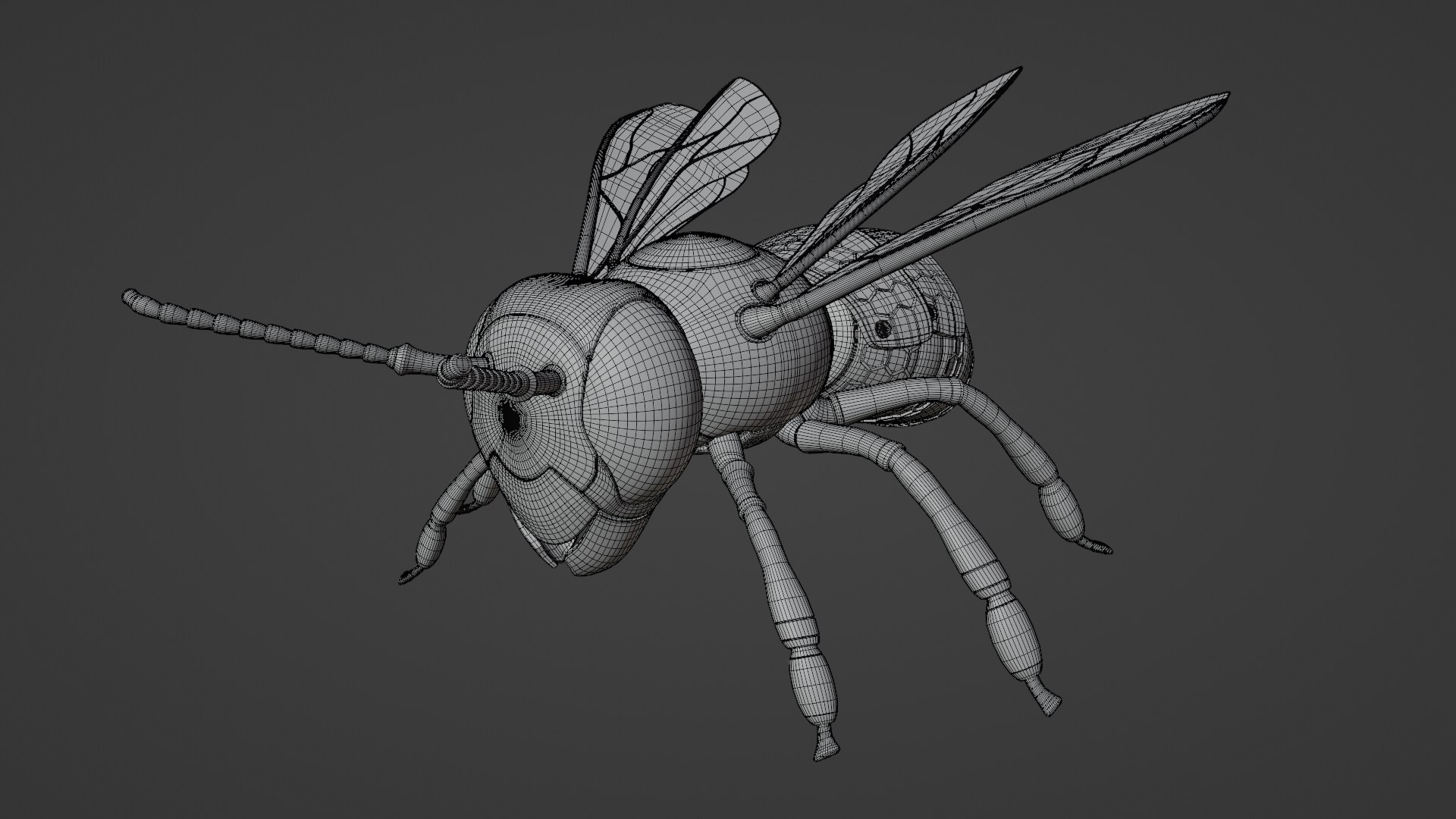 Mecha Honey Bee 3D Model - TurboSquid 2138243