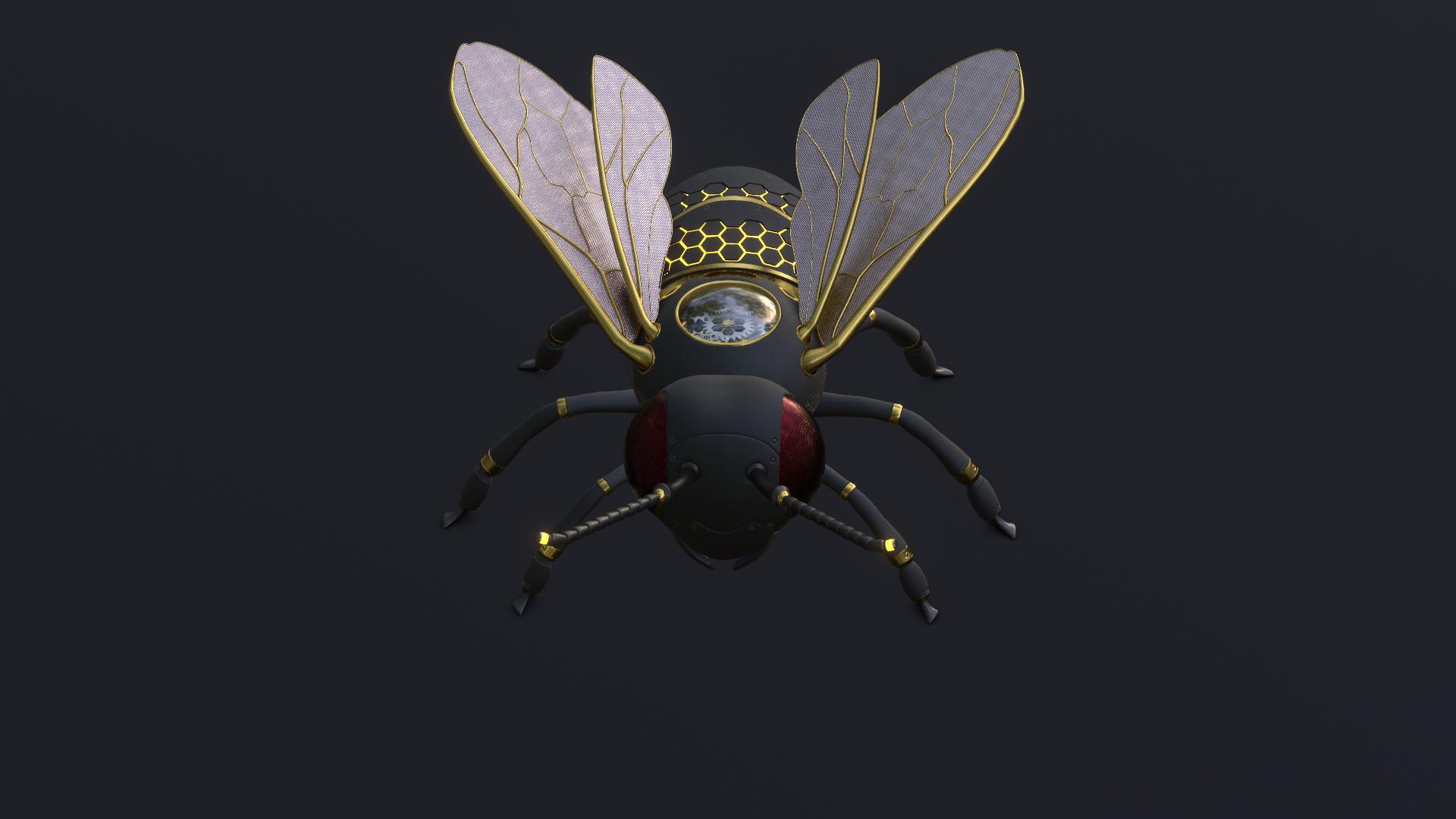 Mecha Honey Bee 3D Model - TurboSquid 2138243