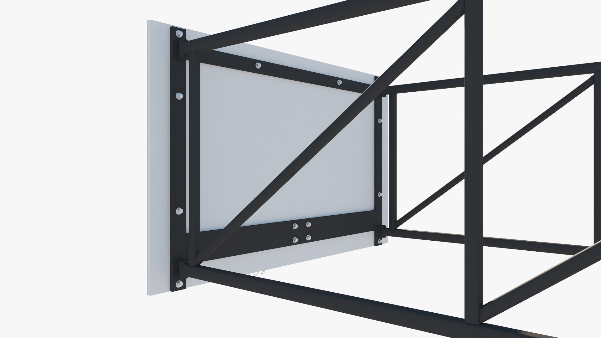 3D Basketball Hoop On The Bracket - TurboSquid 2042750