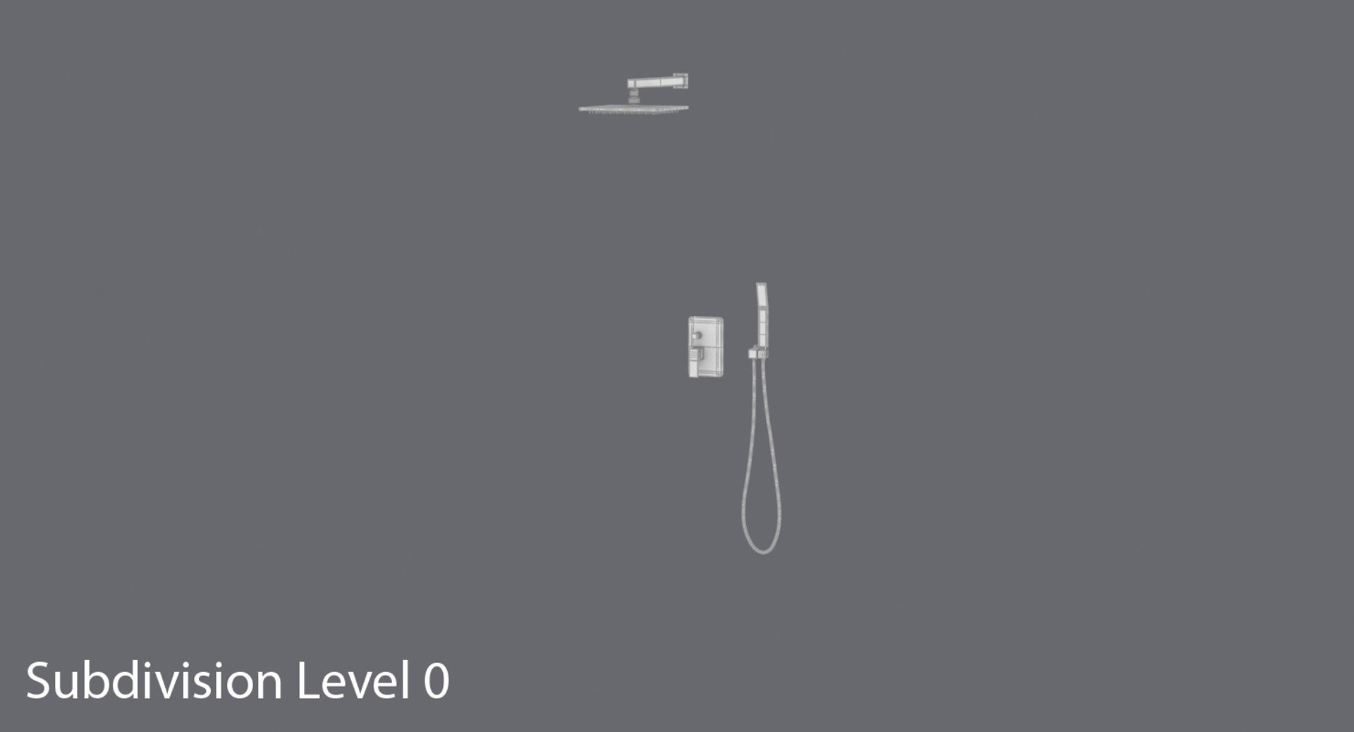 Modern Shower 3D Model - TurboSquid 1365801