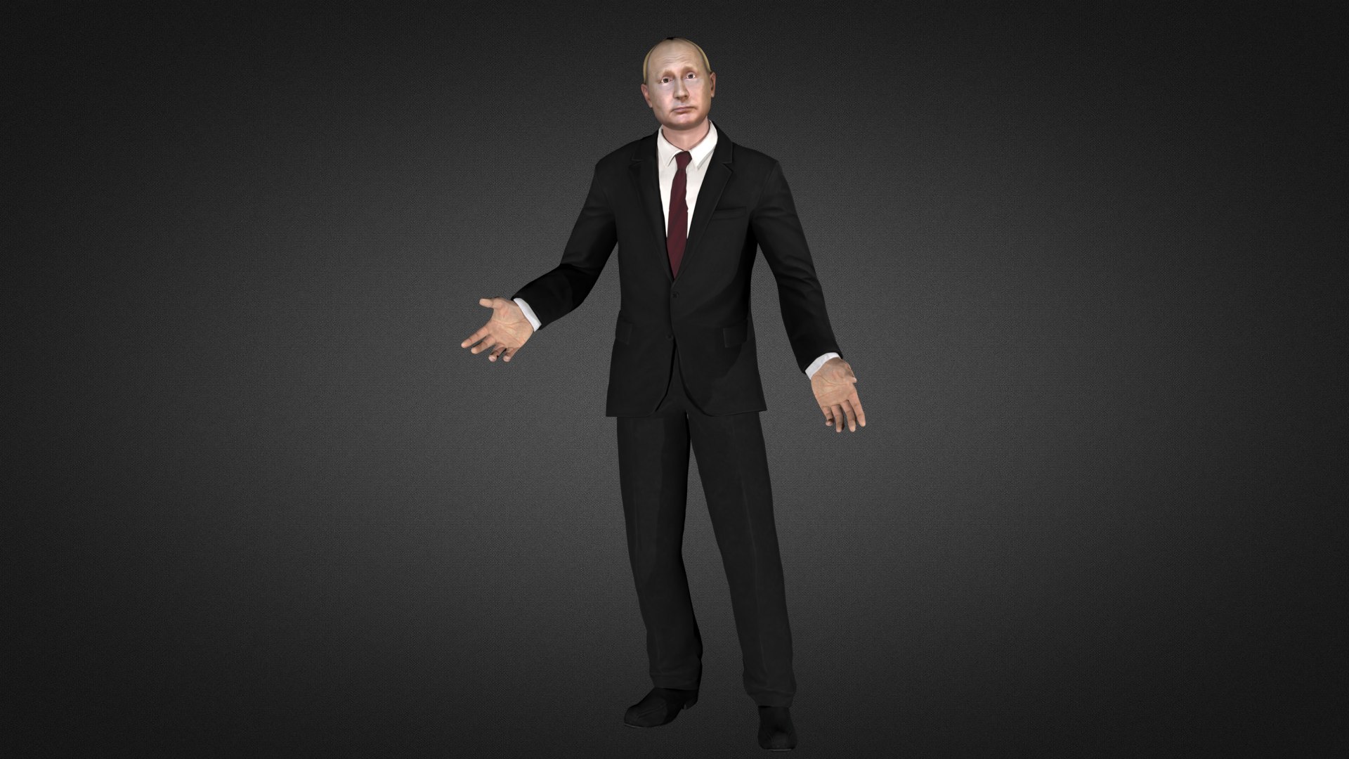 Putin Vladimir Putin 3D Character Low-poly 3D Model Model - TurboSquid ...