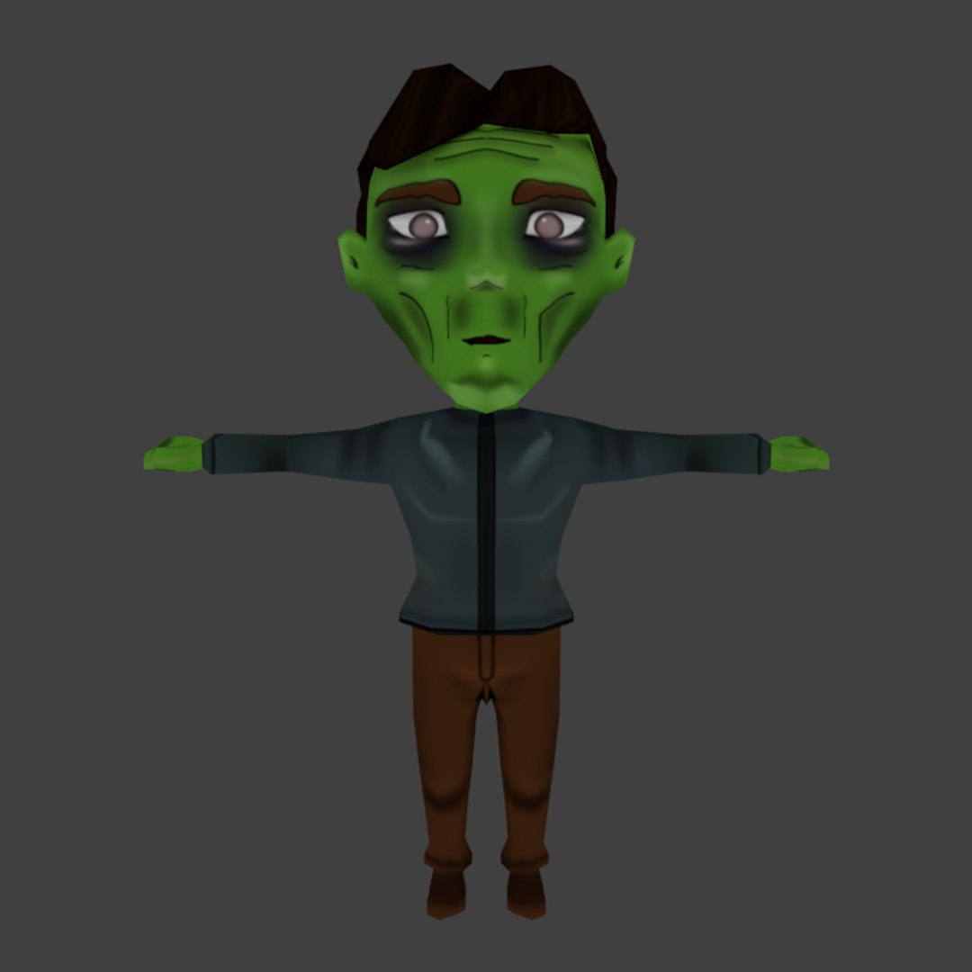 maya zombie cartoon