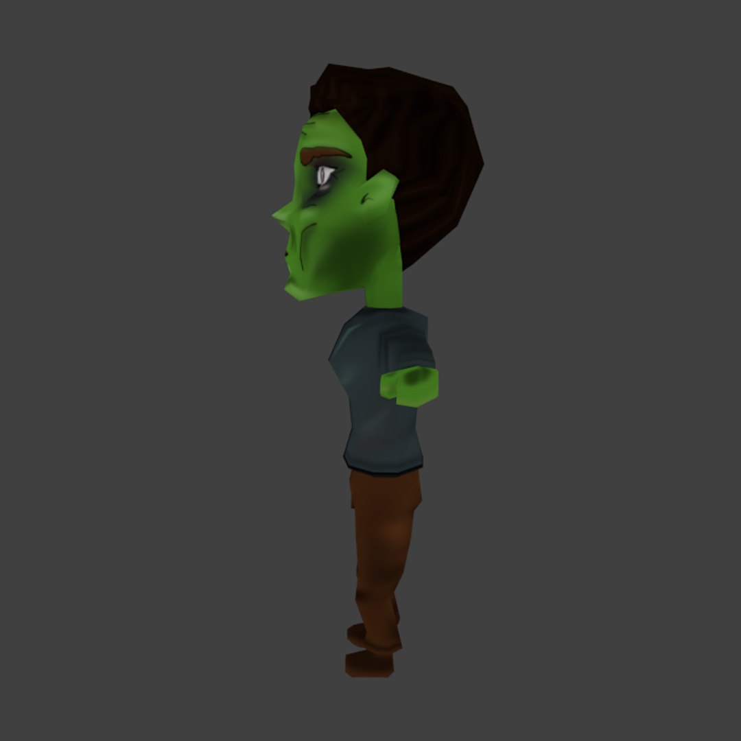 maya zombie cartoon