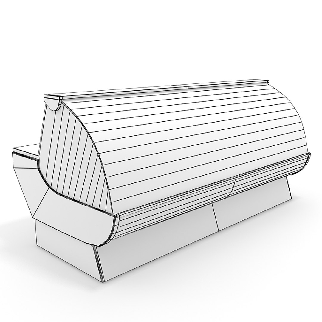 Display Freezer 3d Model