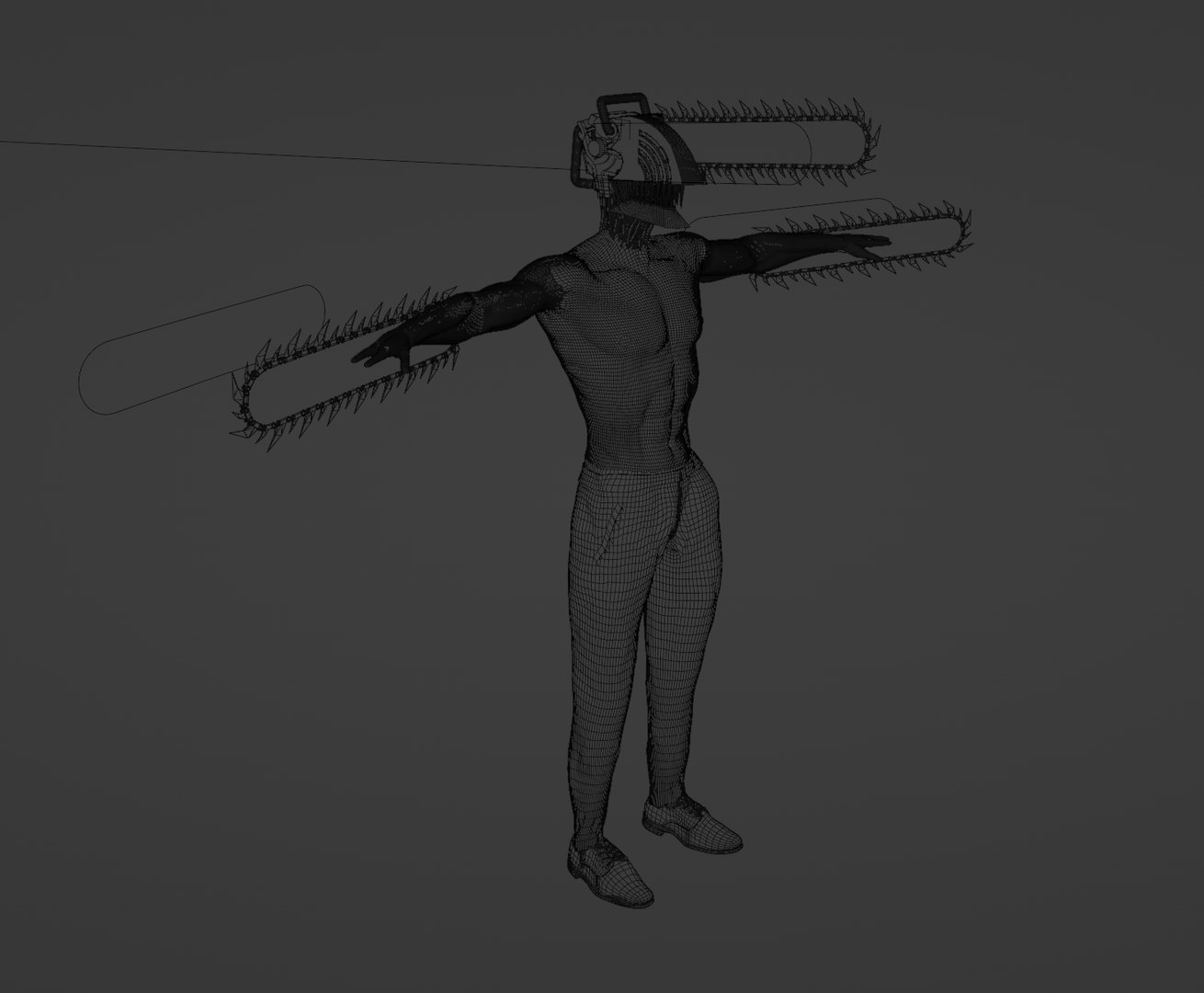 CHAINSAW MAN - Denji Model Model - TurboSquid 2034299