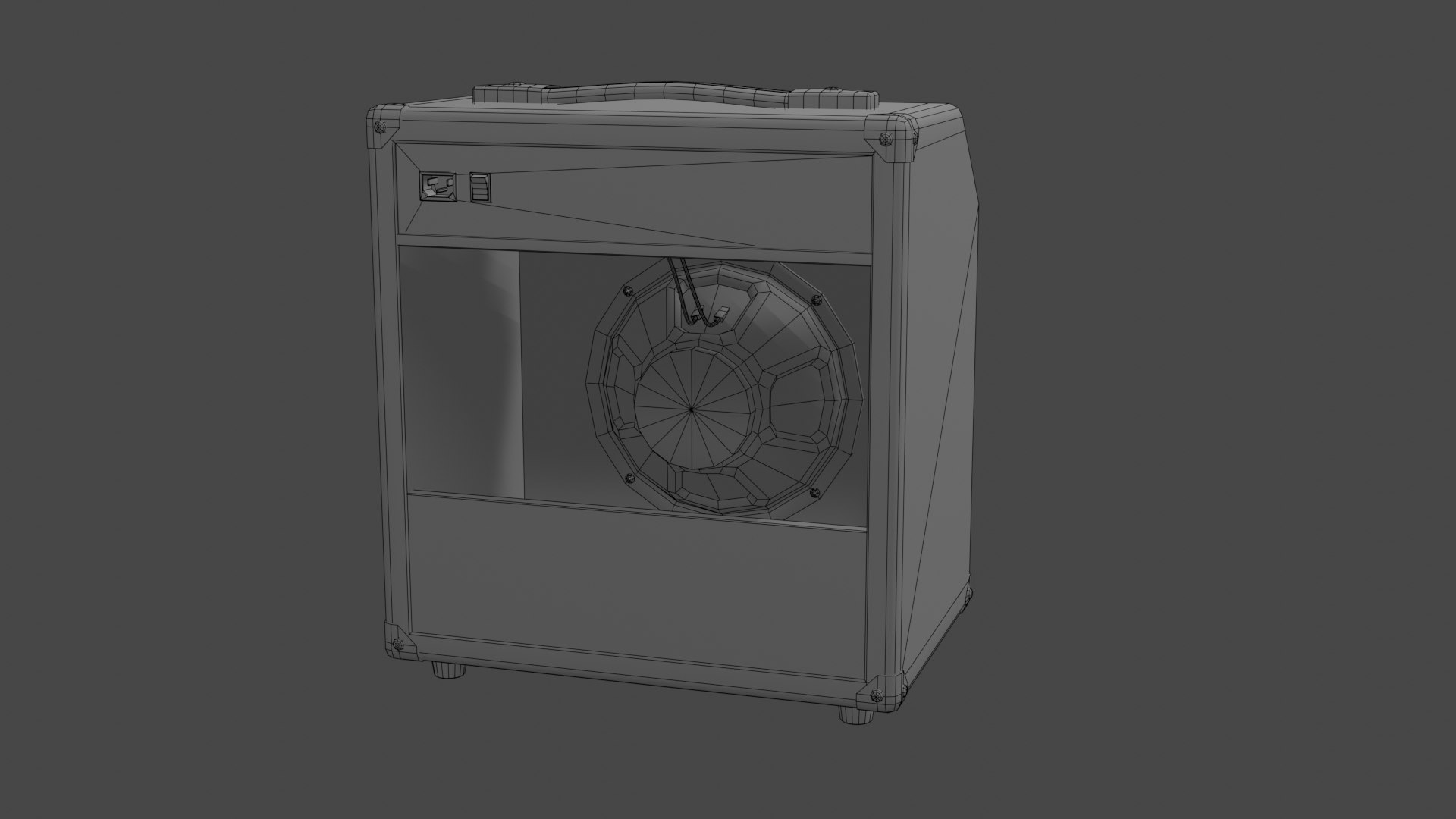 Guitar Amplifier 3D Model - TurboSquid 1907430