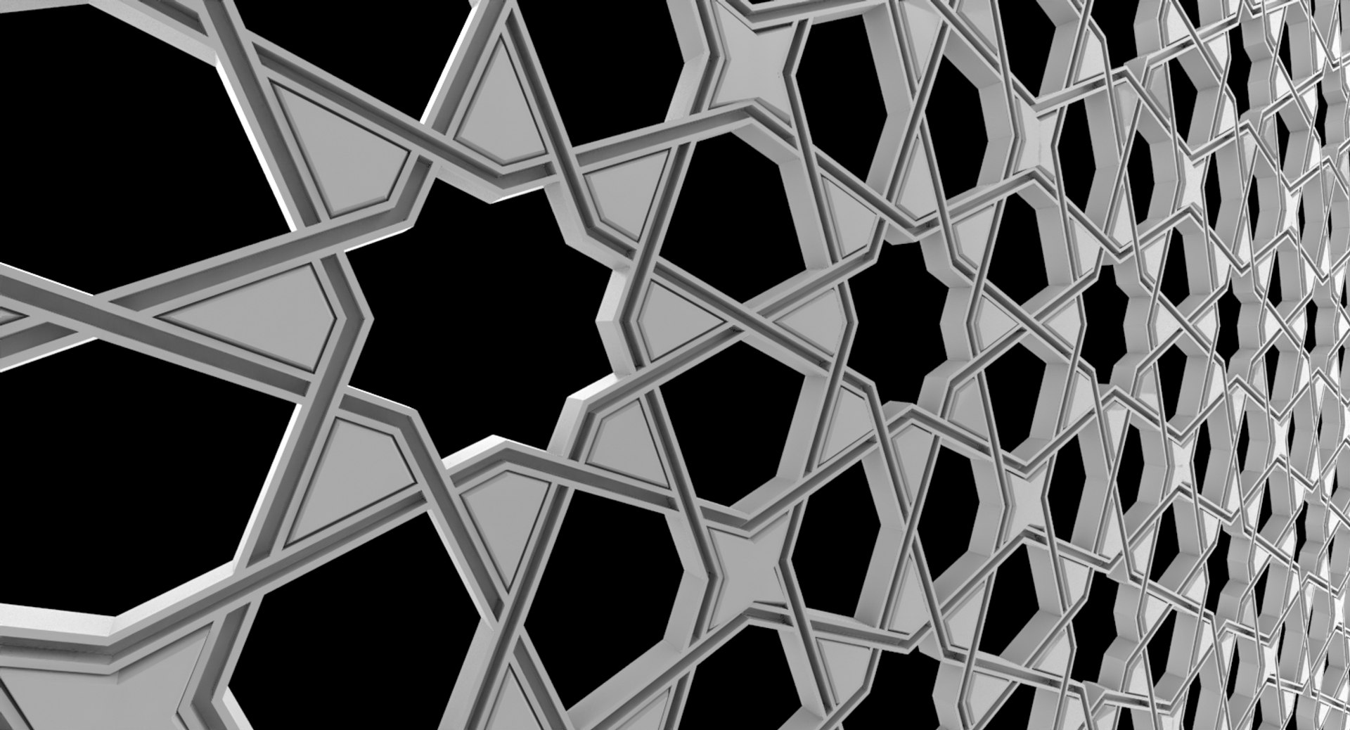 Arabic Decorative Pattern 3D Model - TurboSquid 1351086