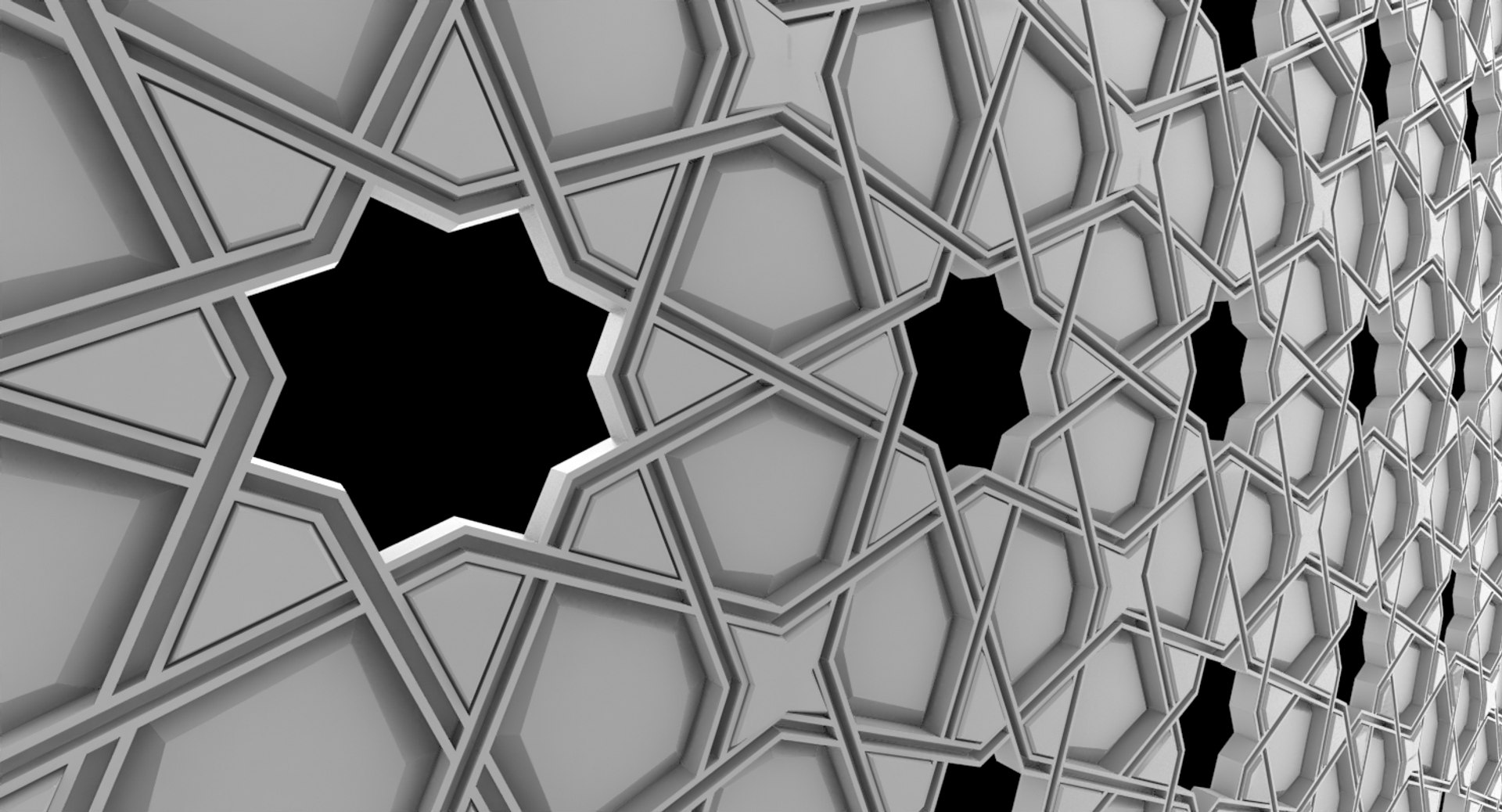 Arabic Decorative Pattern 3D Model - TurboSquid 1351086