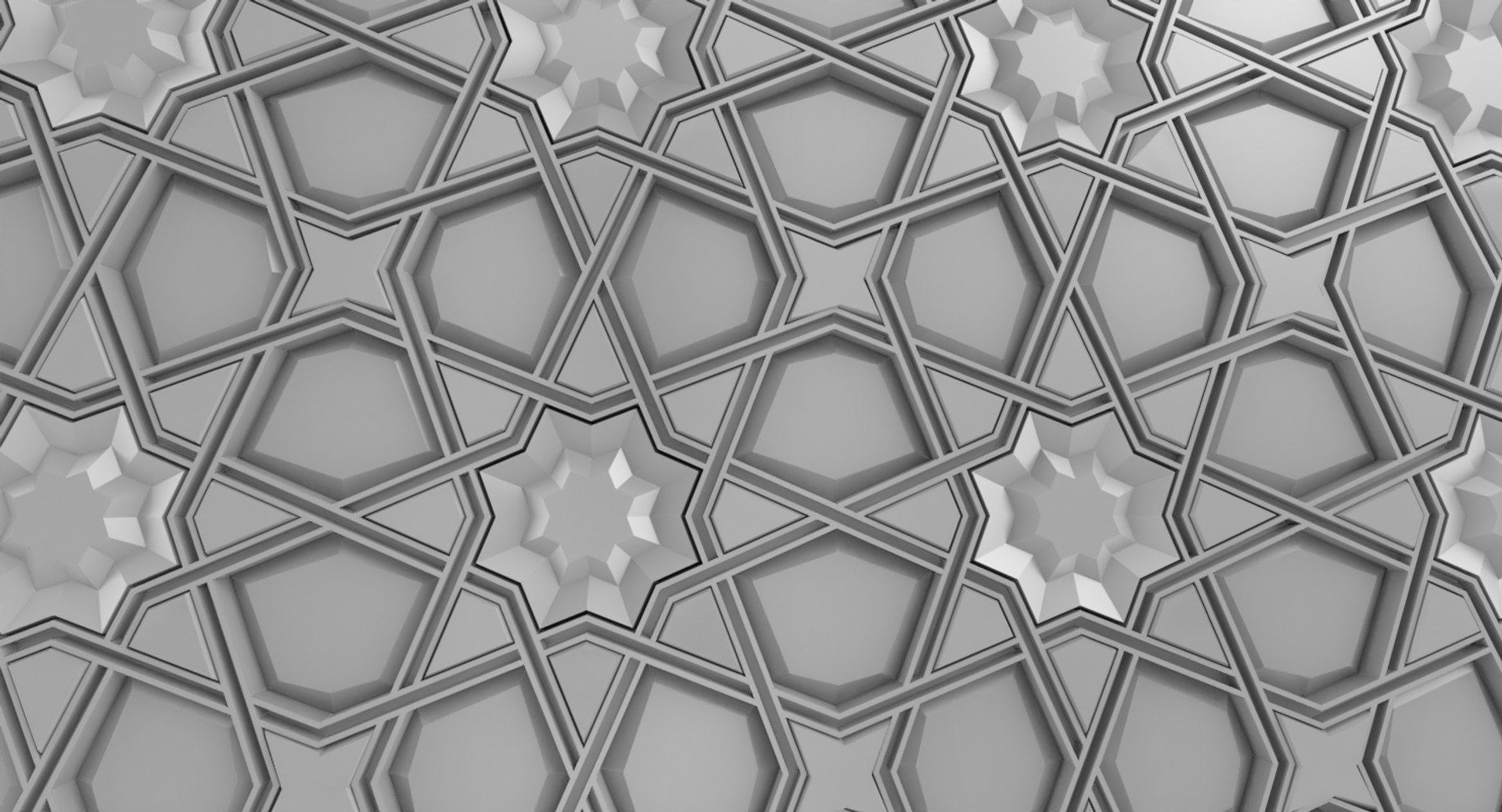 Arabic Decorative Pattern 3D Model - TurboSquid 1351086