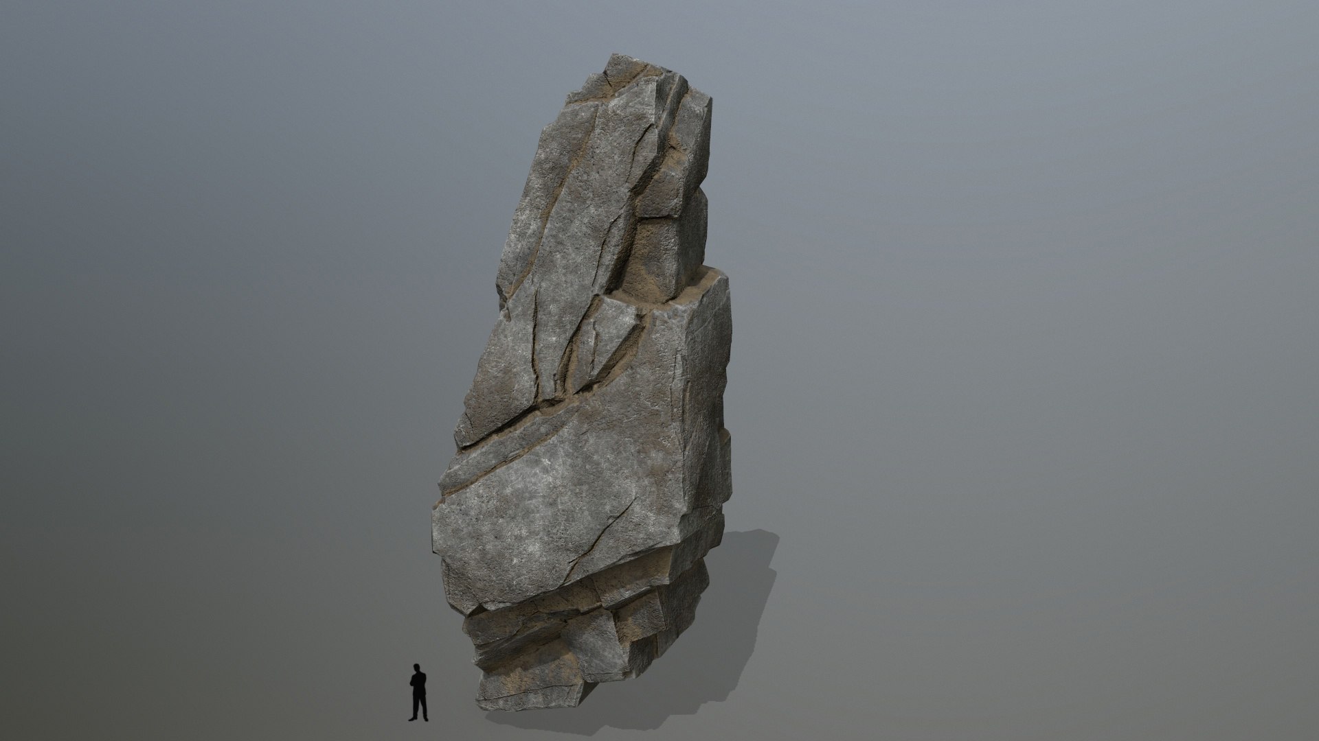 3D Cliff Rocks Model - TurboSquid 2071432
