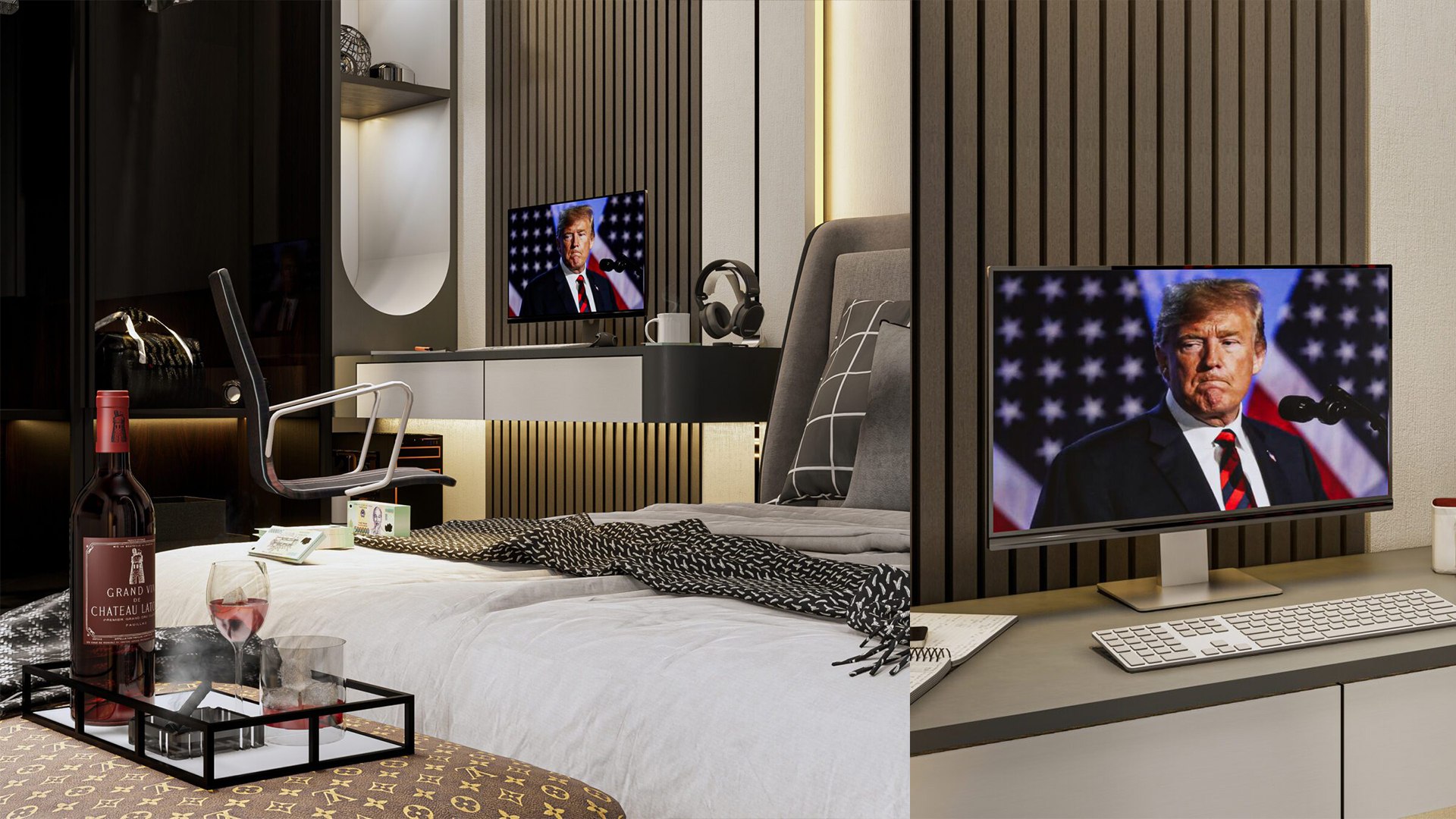 3D 10 Scenes Bedroom Only SKP Format TMB Collection 12 - TurboSquid 2096664