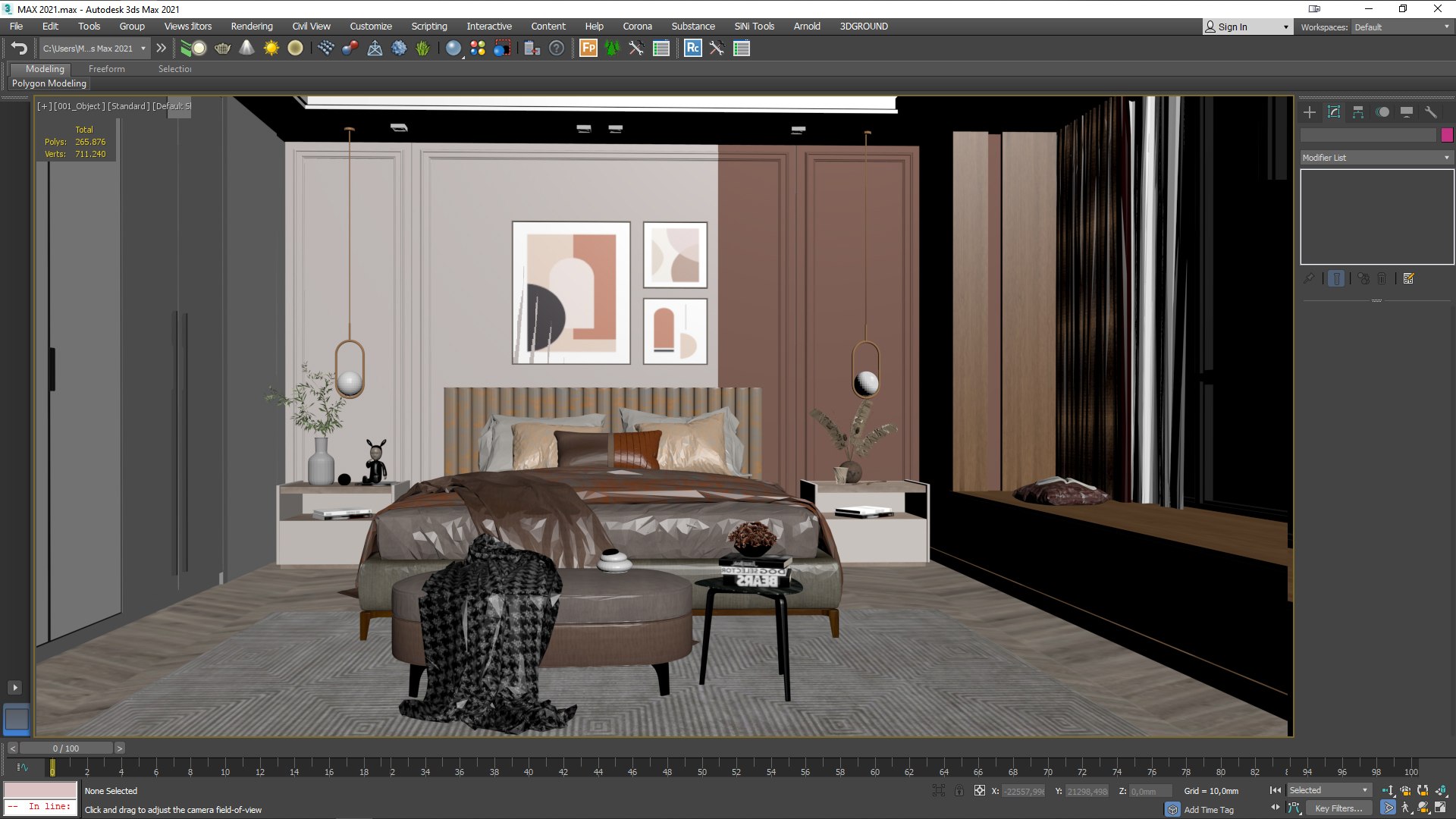 3D 10 Scenes Bedroom Only SKP Format TMB Collection 12 - TurboSquid 2096664