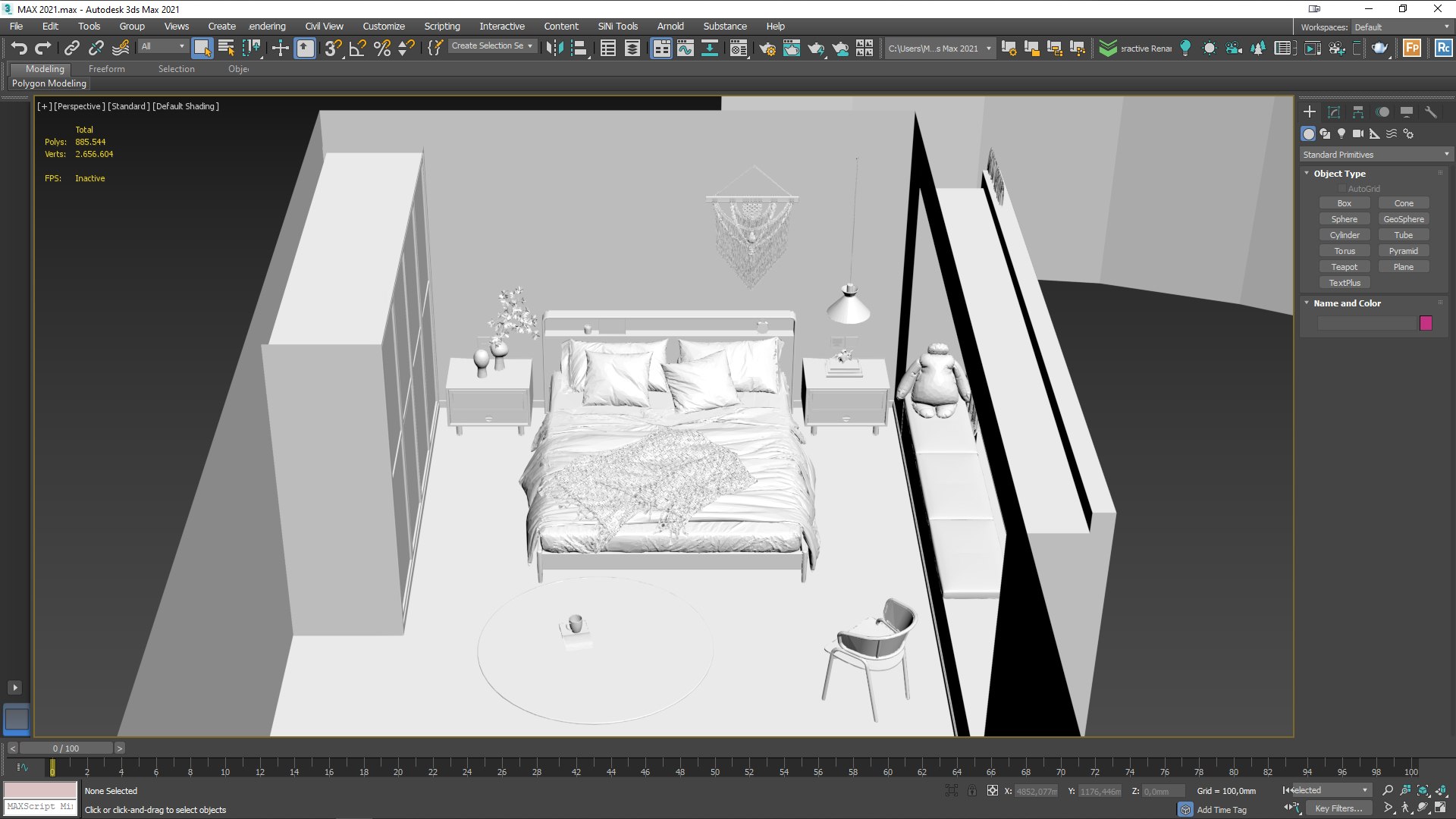 3D 10 Scenes Bedroom Only SKP Format TMB Collection 12 - TurboSquid 2096664