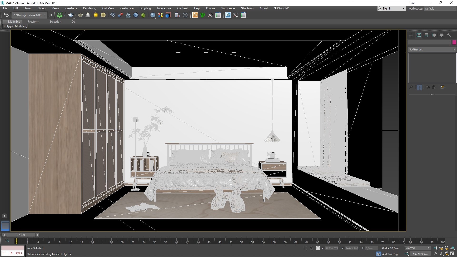 3D 10 Scenes Bedroom Only SKP Format TMB Collection 12 - TurboSquid 2096664