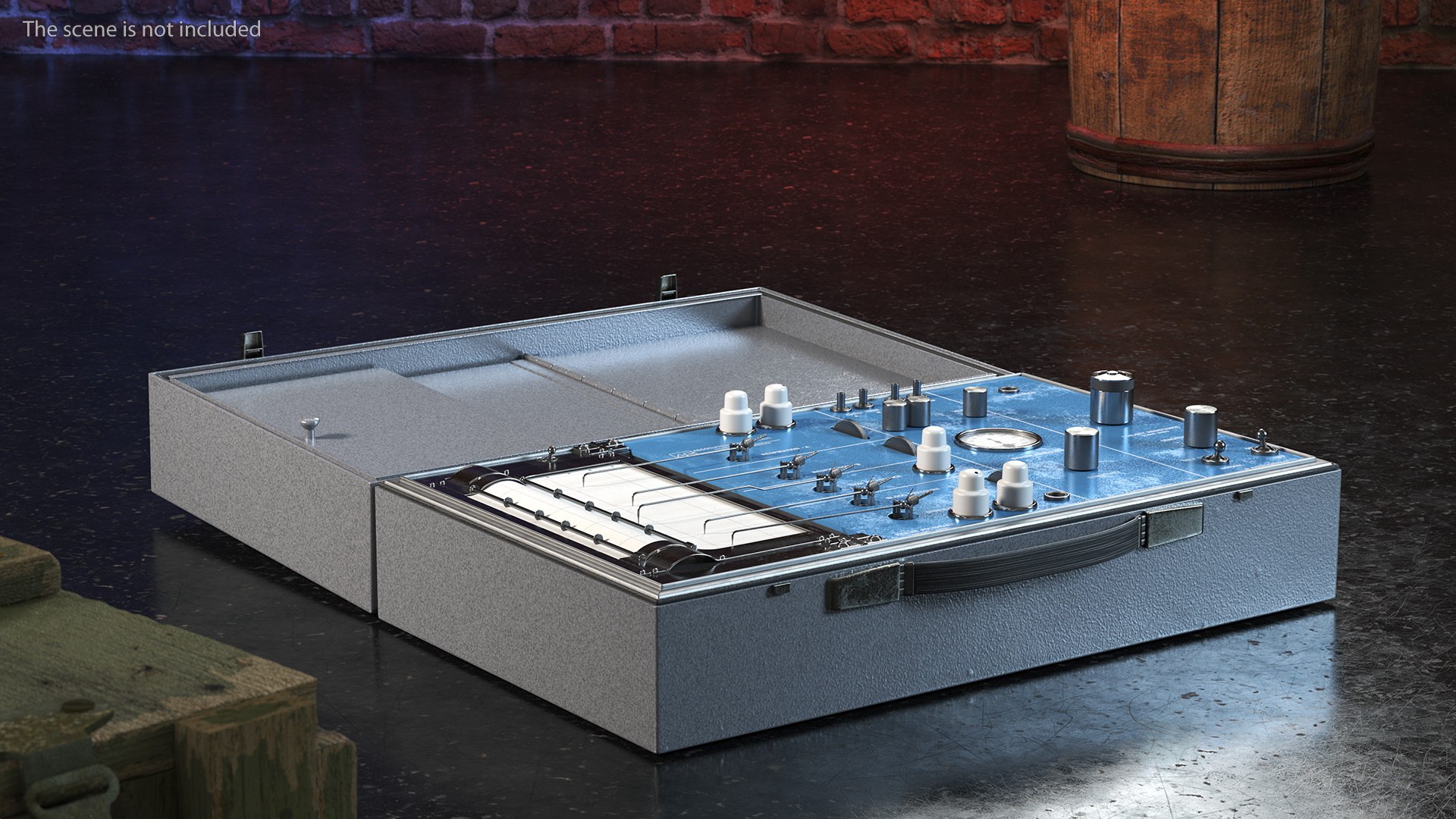 3D Vintage Polygraph Machine Rigged model - TurboSquid 1874835