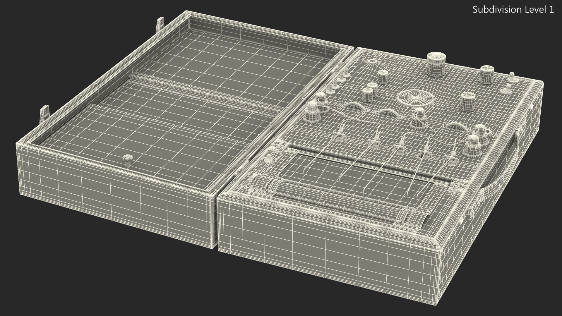 3D Vintage Polygraph Machine Rigged model - TurboSquid 1874835