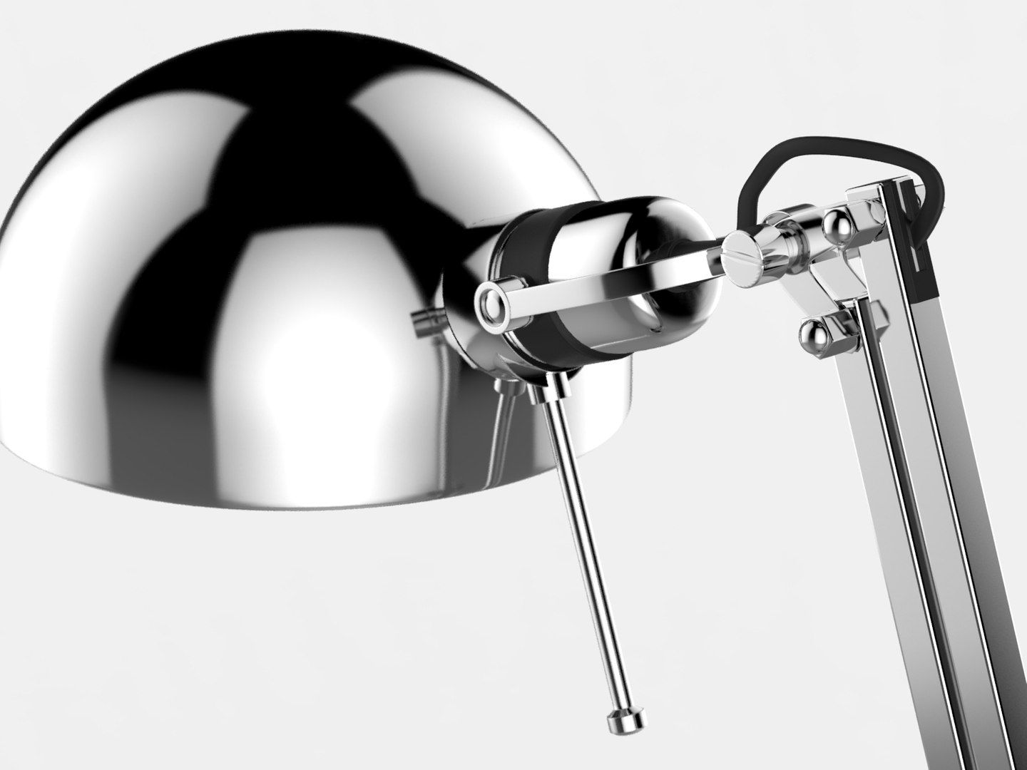 3d Model Keyshot Steel Desk Lamp