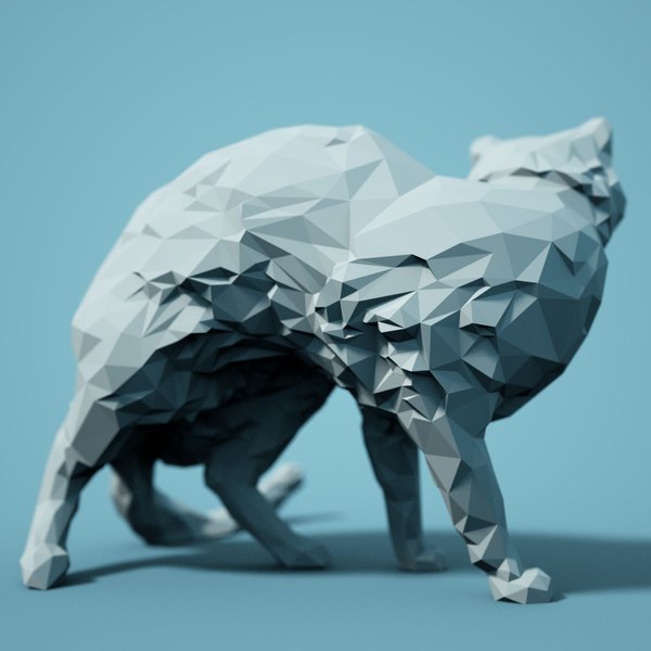 Animal realistic faceted 3D model - TurboSquid 1162286