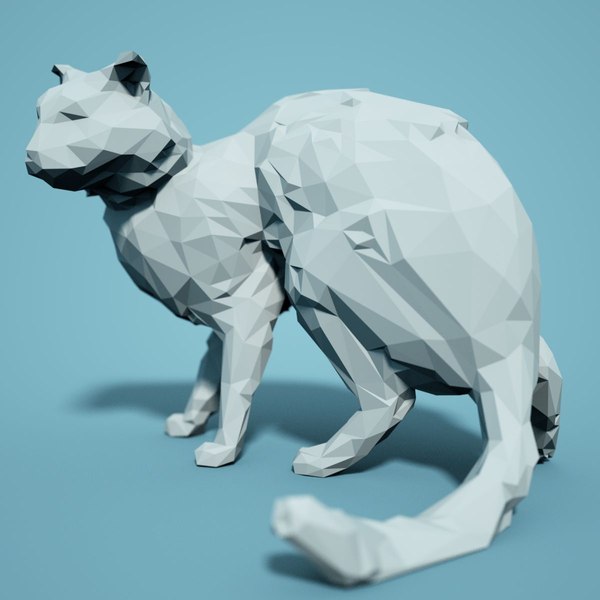 Animal realistic faceted 3D model - TurboSquid 1162286