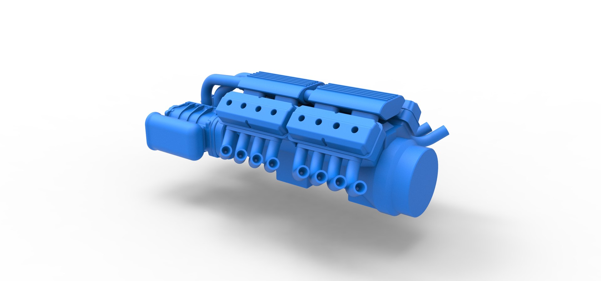 Diecast Engine 2 V8 Version 7 Scale 1 To 25 3D Model - TurboSquid 2126339