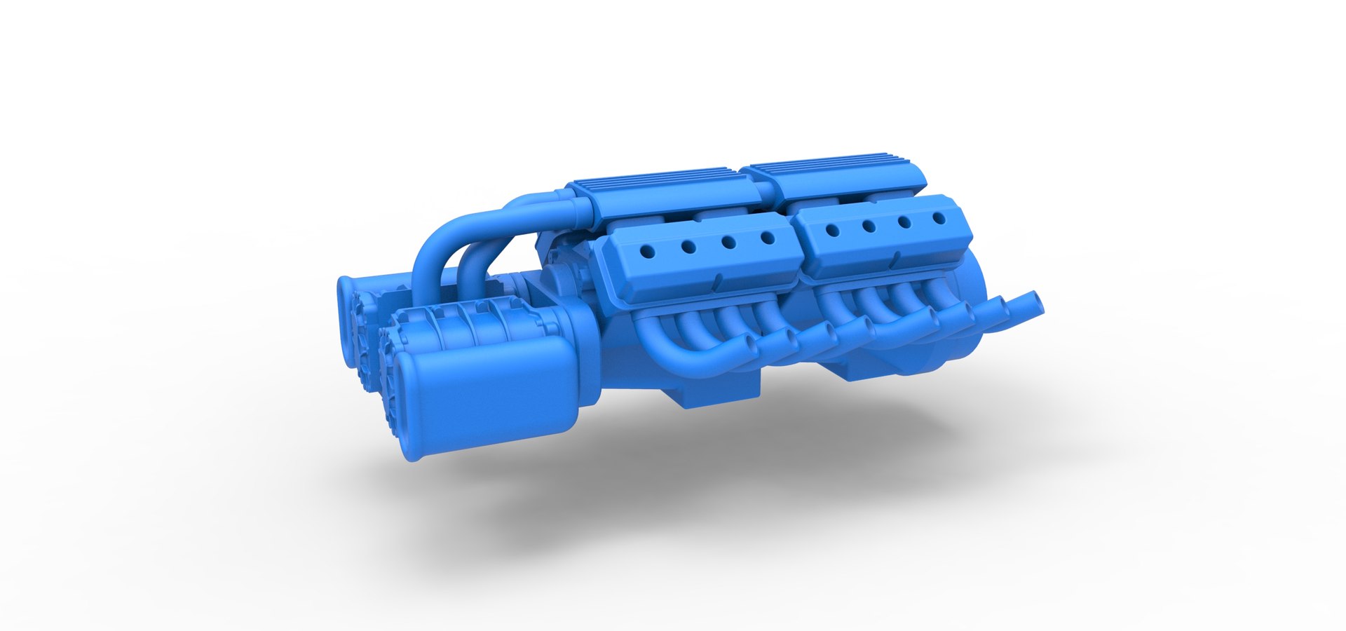 Diecast Engine 2 V8 Version 7 Scale 1 To 25 3D Model - TurboSquid 2126339