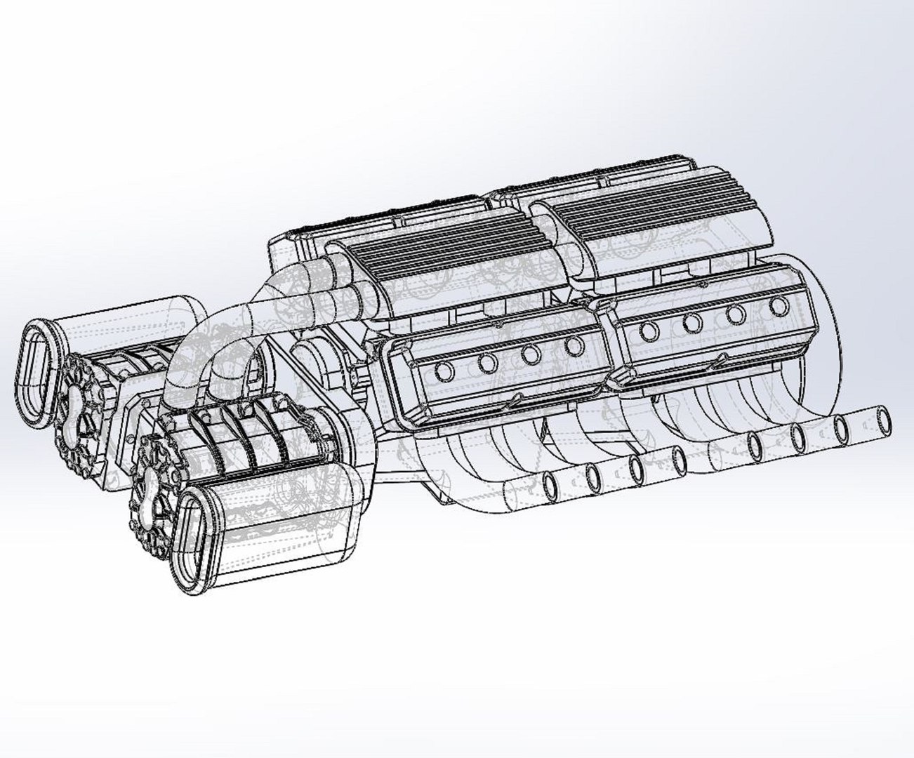 Diecast Engine 2 V8 Version 7 Scale 1 To 25 3D Model - TurboSquid 2126339