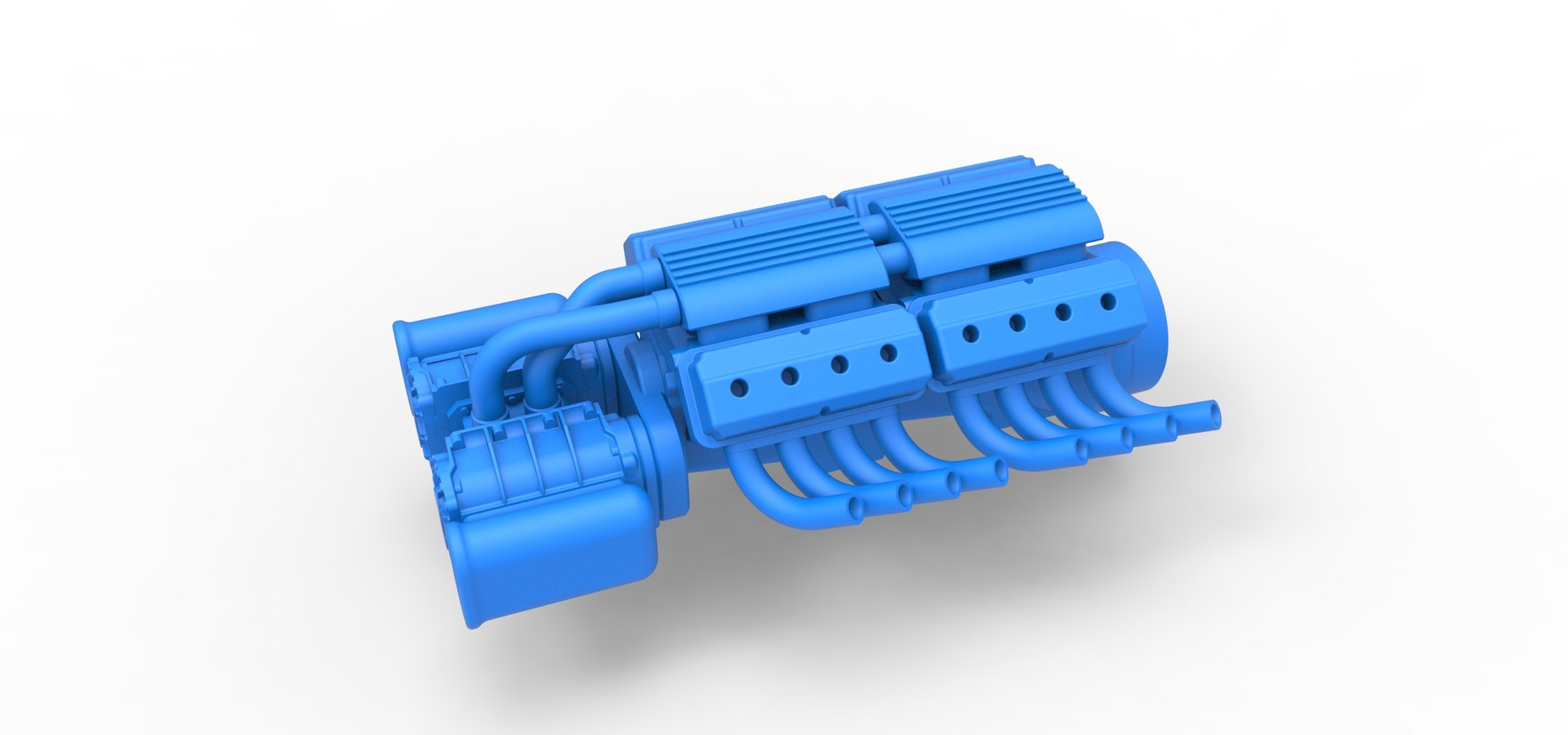 Diecast Engine 2 V8 Version 7 Scale 1 To 25 3D Model - TurboSquid 2126339