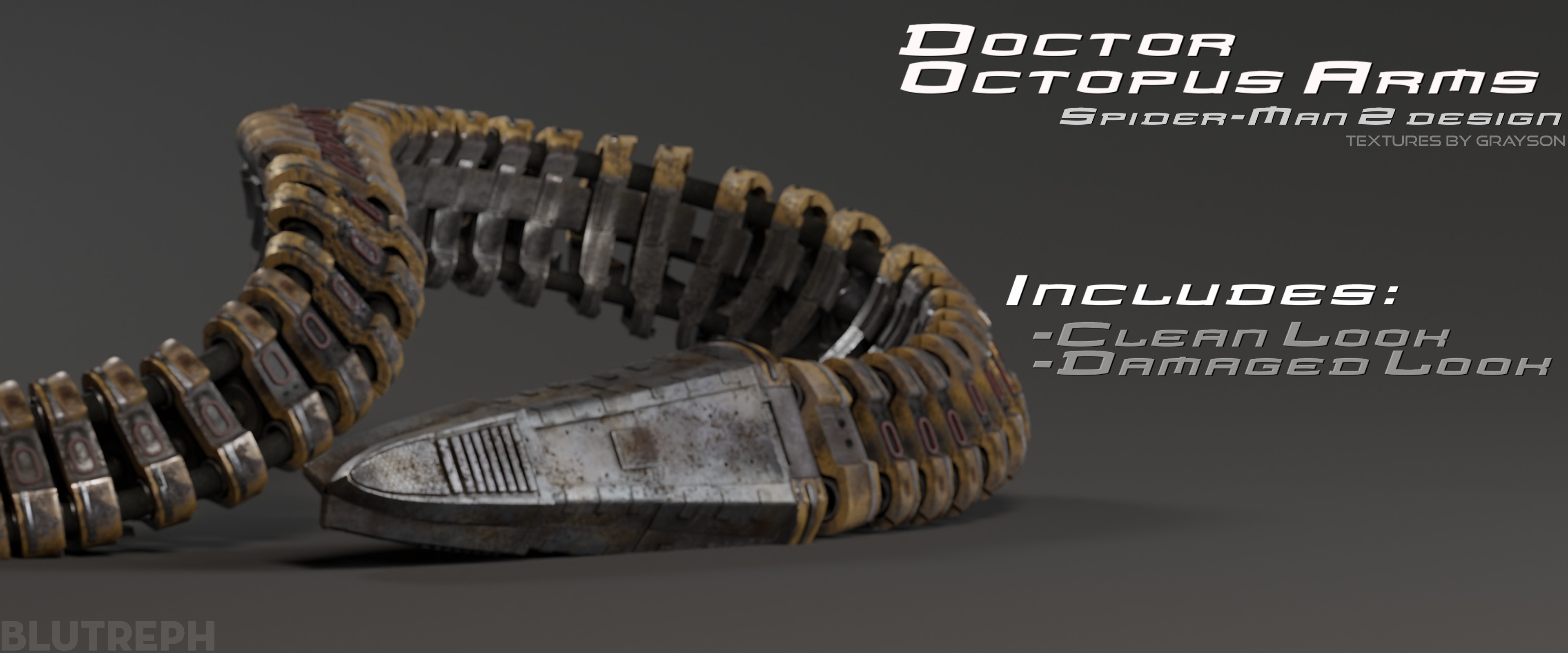 modelo 3d Doctor Octopus Brazos Spider-Man 2 - TurboSquid 1870095