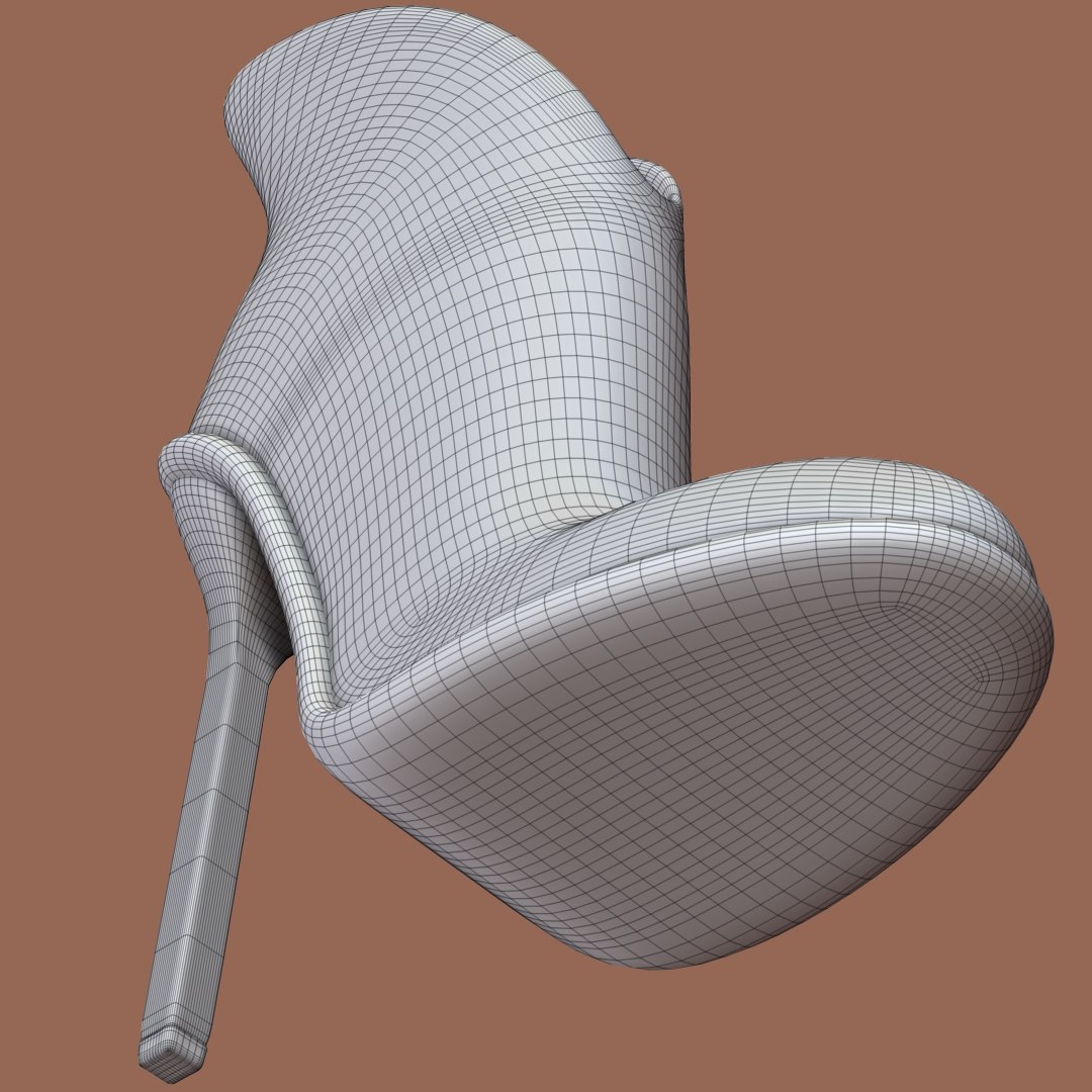 3d Shoes Fashion Heels Model