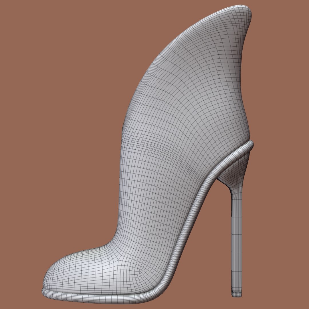 3d Shoes Fashion Heels Model