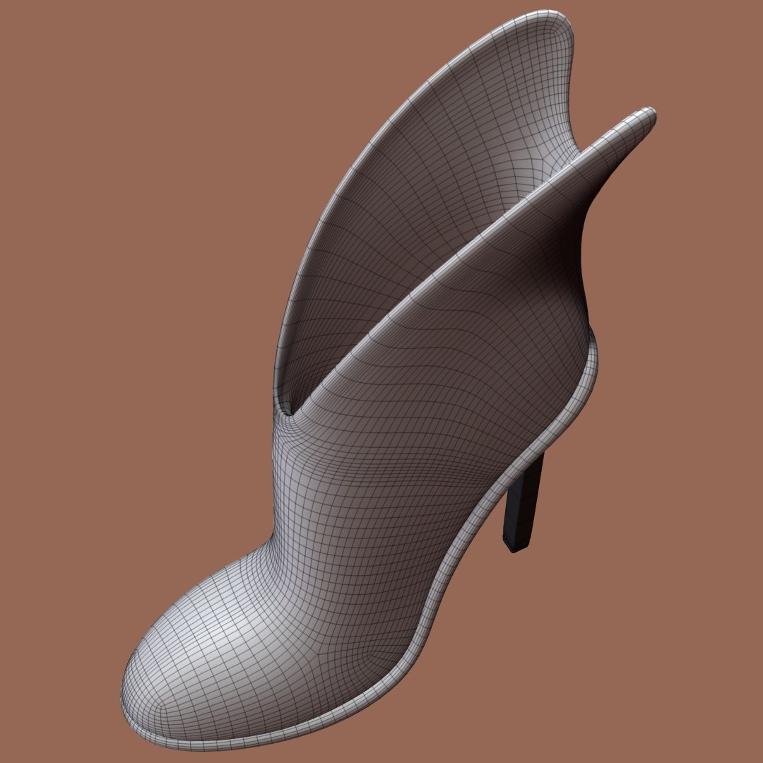 3d Shoes Fashion Heels Model