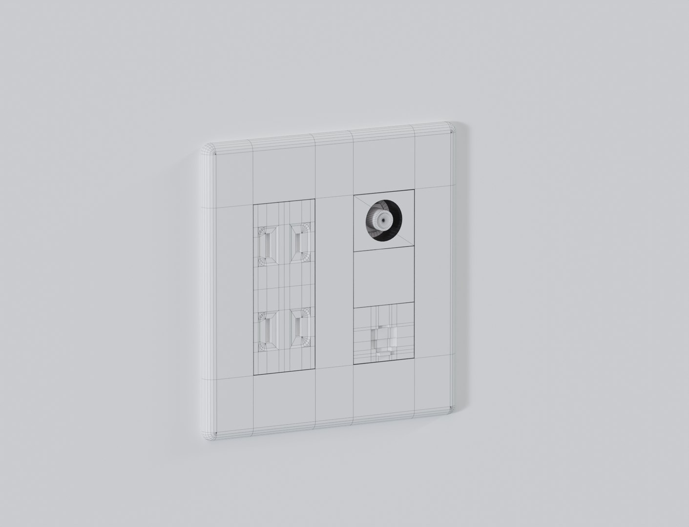3D Low Poly Outlet Cover Model - TurboSquid 2064225