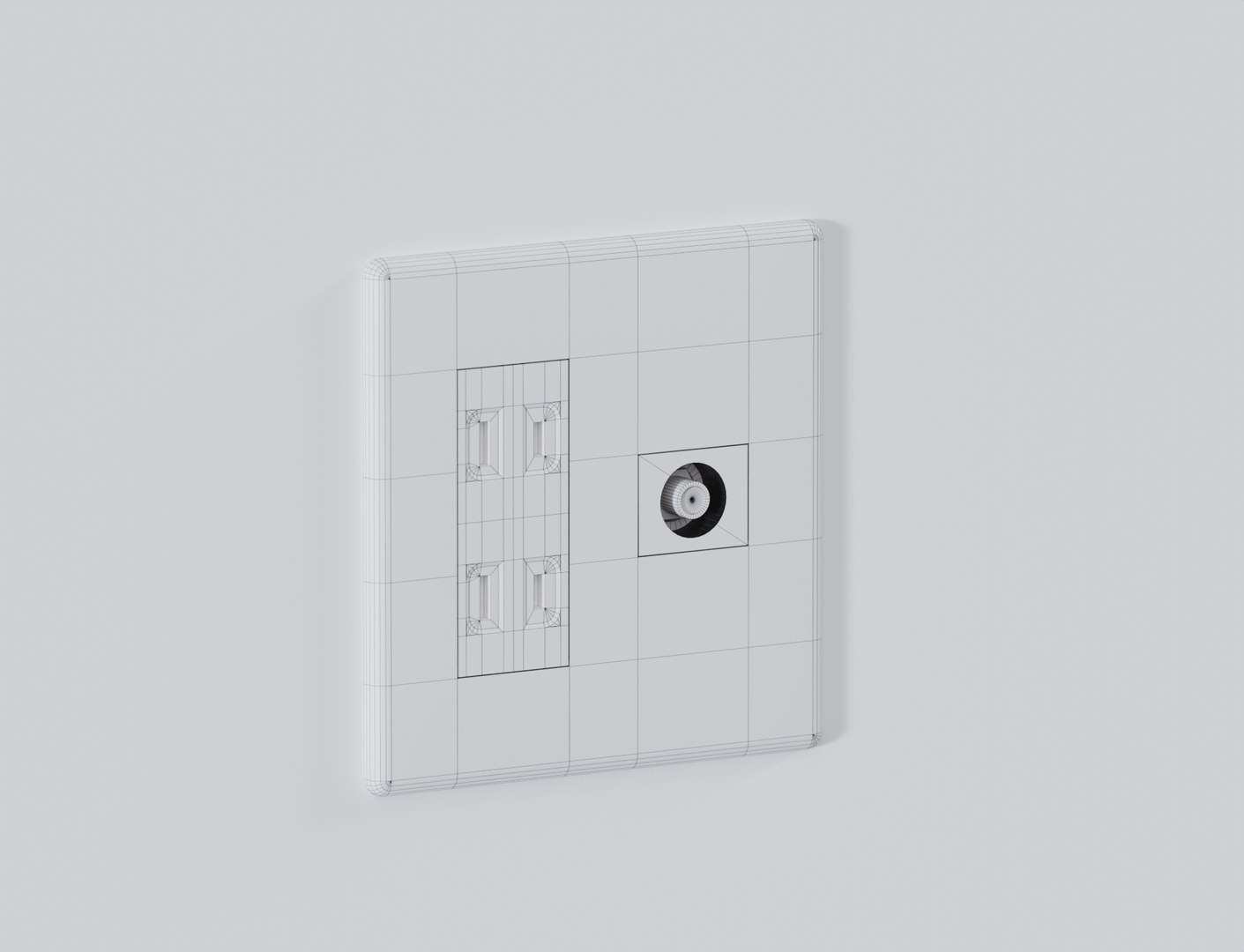 3D Low Poly Outlet Cover Model - TurboSquid 2064225