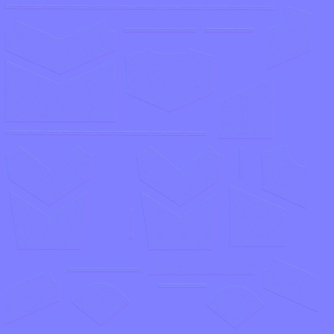 Men 3 Ton Zip Jacket With Elastic Bottom 3D Model - TurboSquid 2513567