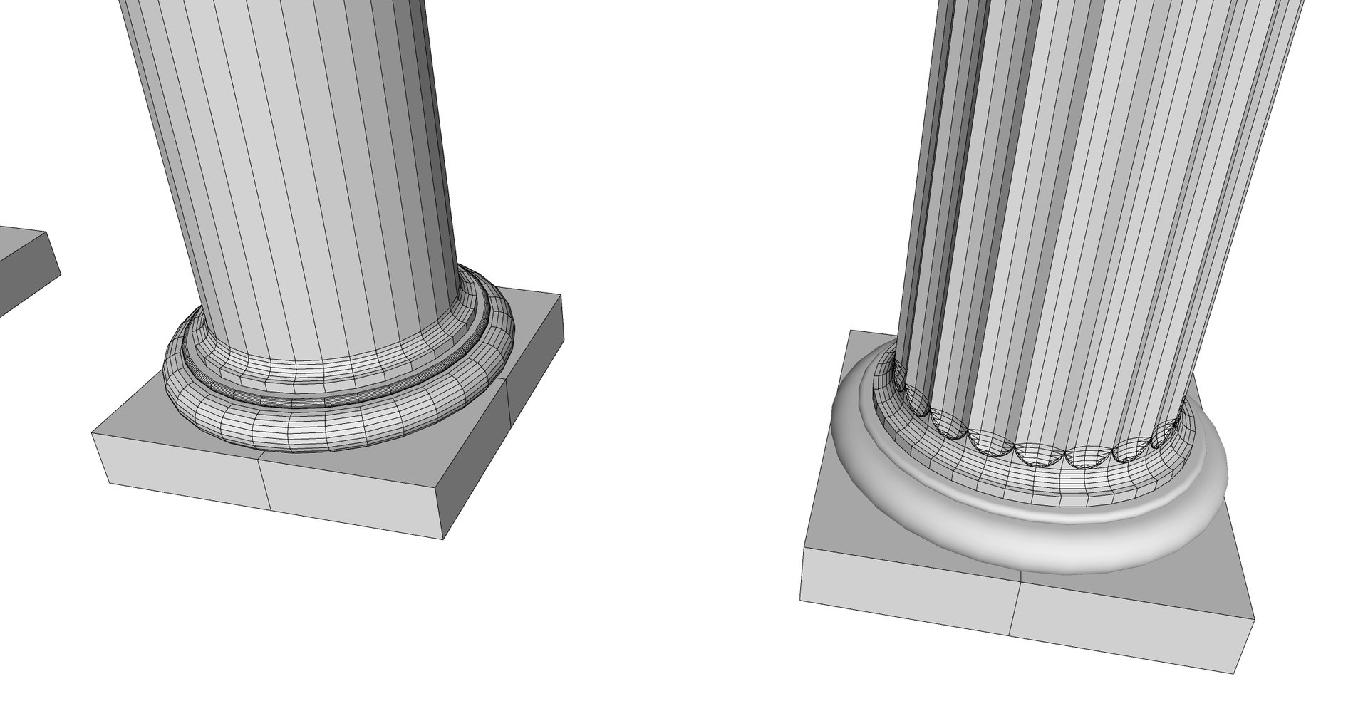 3D doric mutulary Column Doric Order Vignola - TurboSquid 2060483