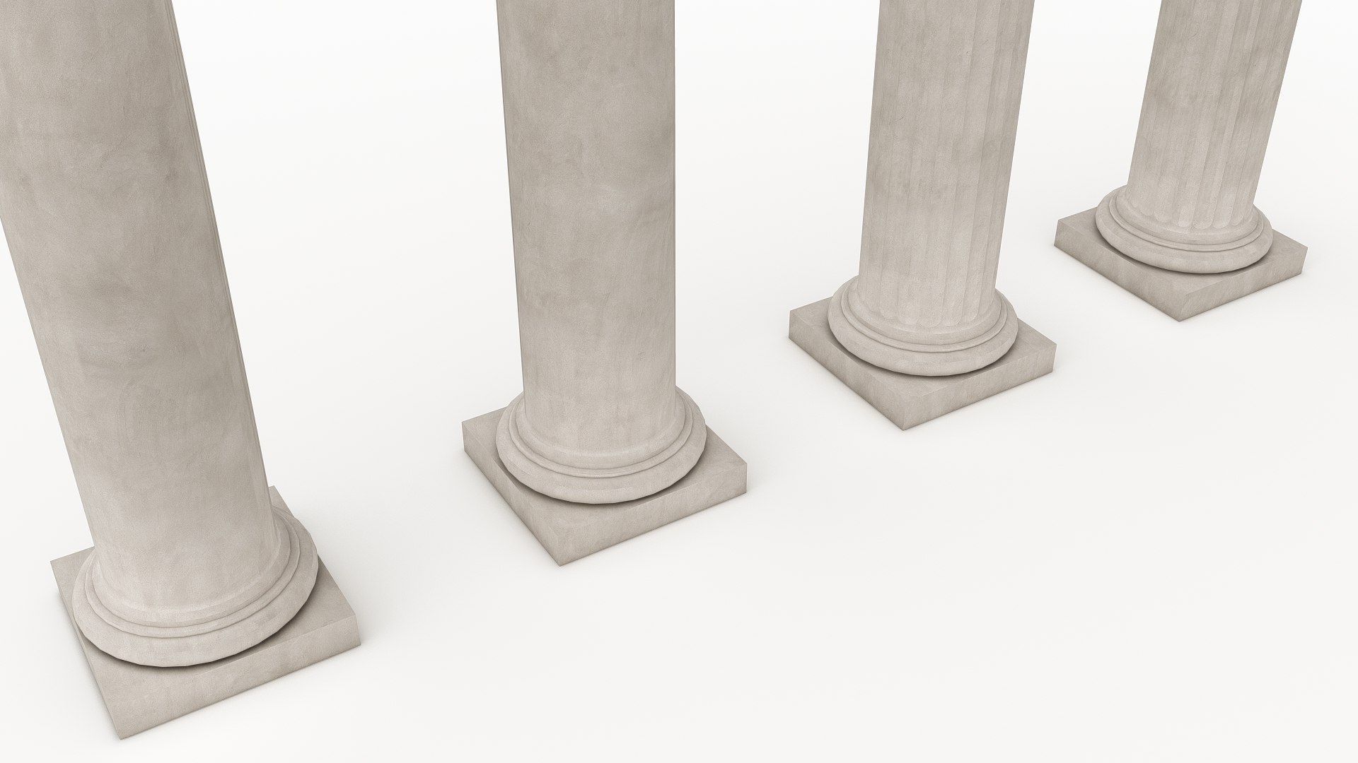 3D doric mutulary Column Doric Order Vignola - TurboSquid 2060483