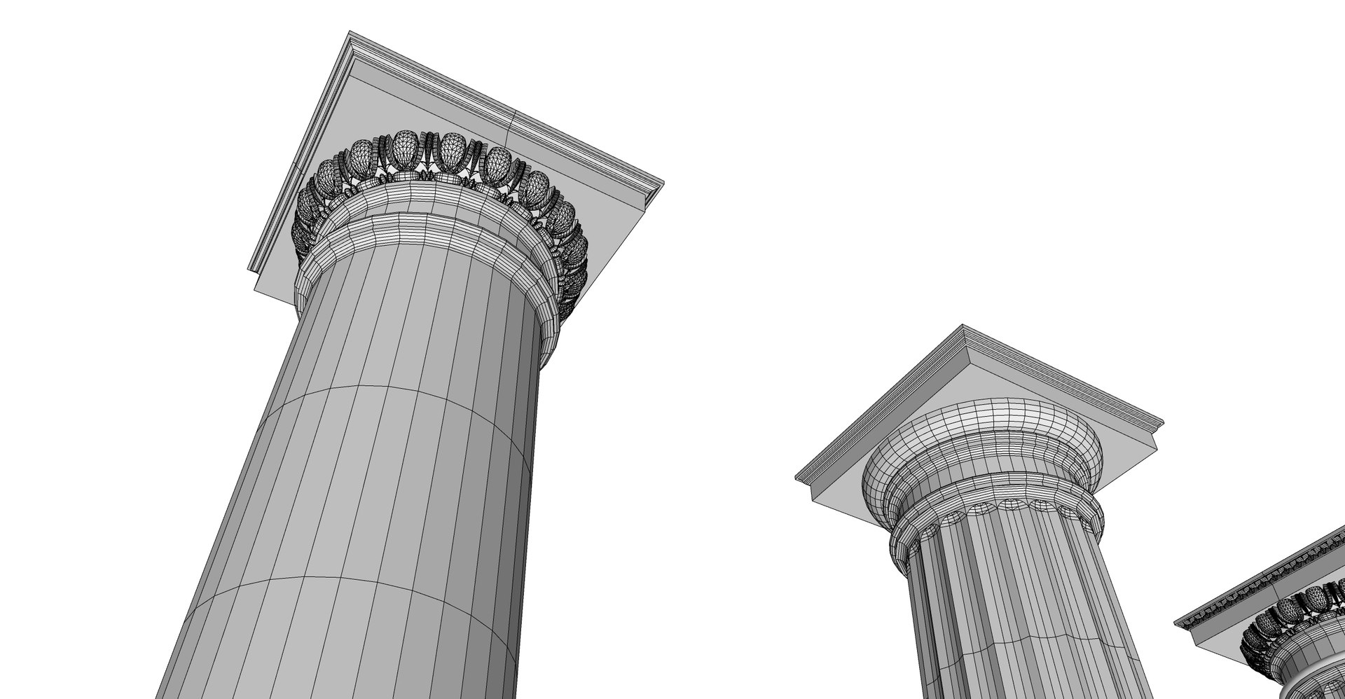 3D doric mutulary Column Doric Order Vignola - TurboSquid 2060483