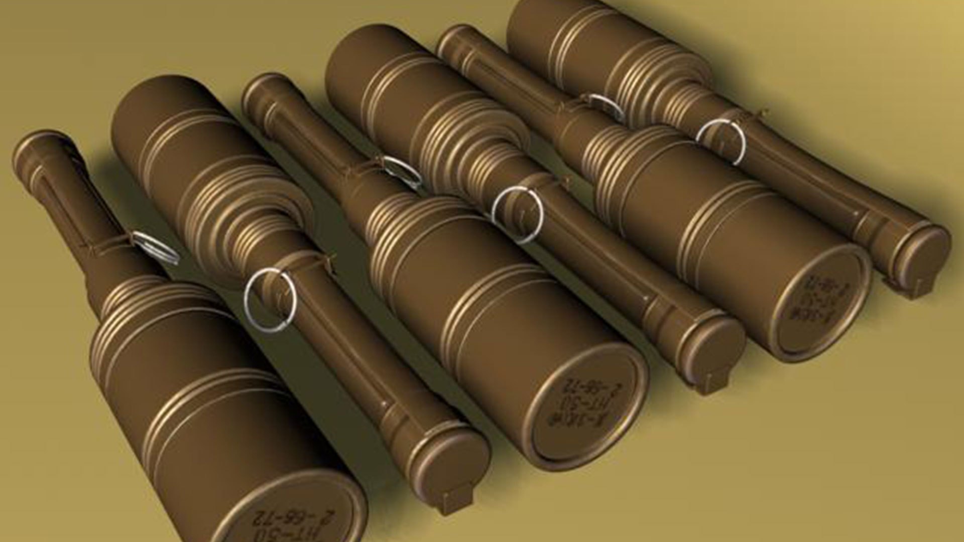 Rkg-3 Grenades 3d Model