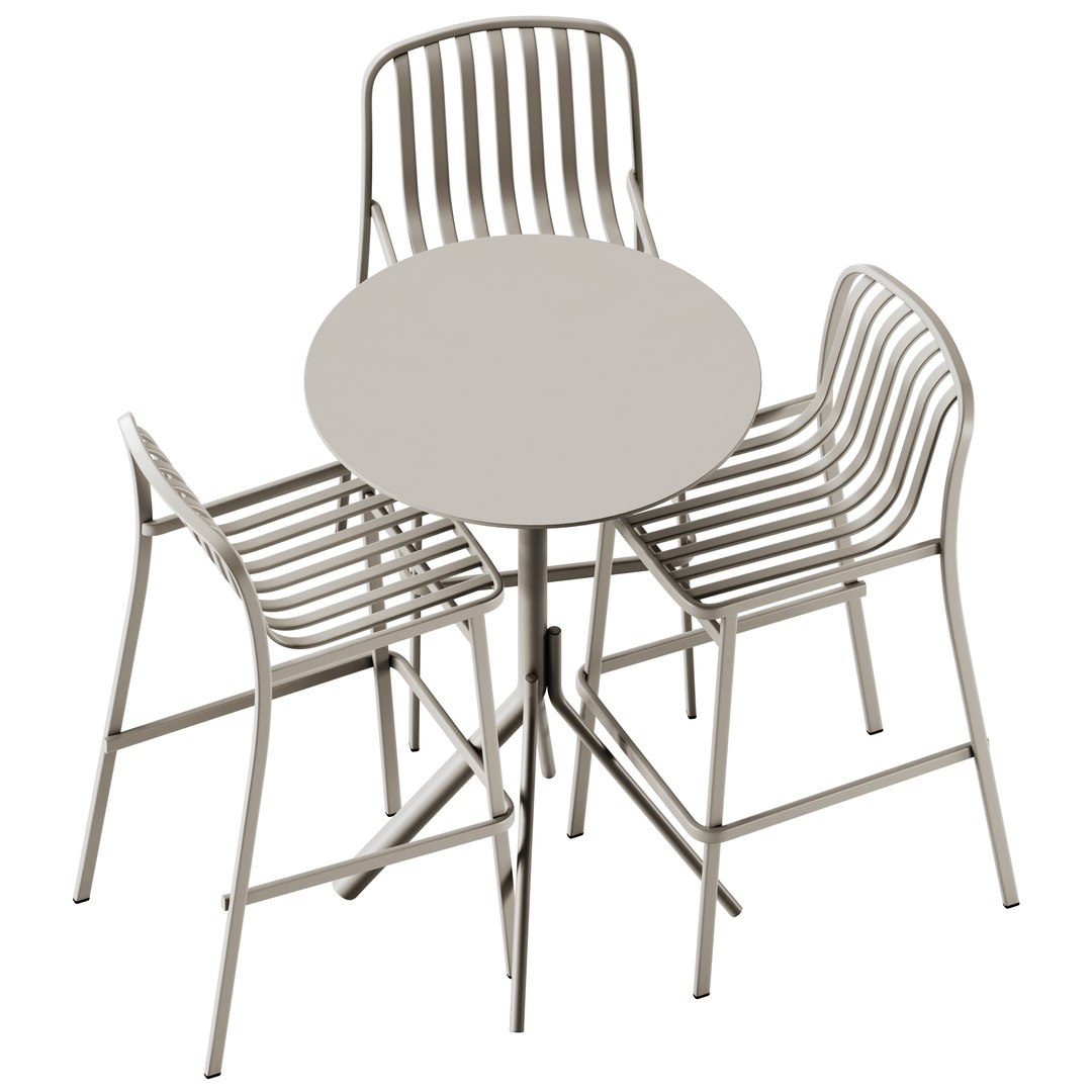 Babel D Kano Bar Stool And Et Al Main High Table 3D - TurboSquid 2301942