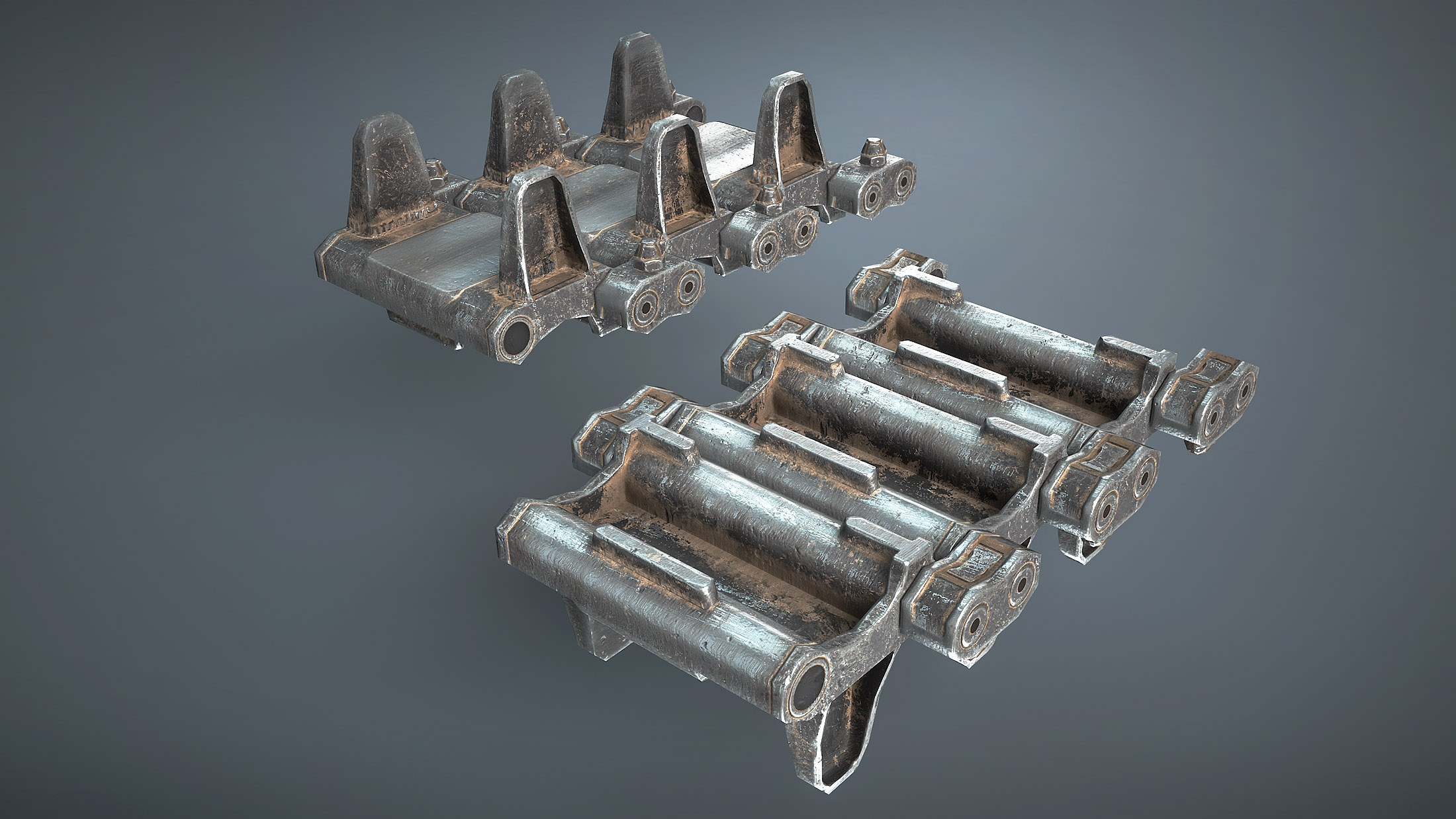 modelo 3d BMP-1 and BMP-2 Tracks - TurboSquid 1956025